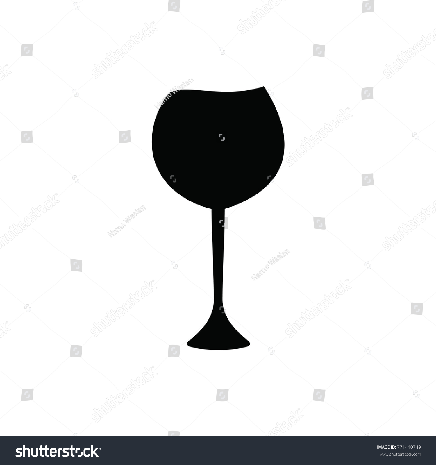 Glass Logo Vector Stock Vector (Royalty Free) 771440749