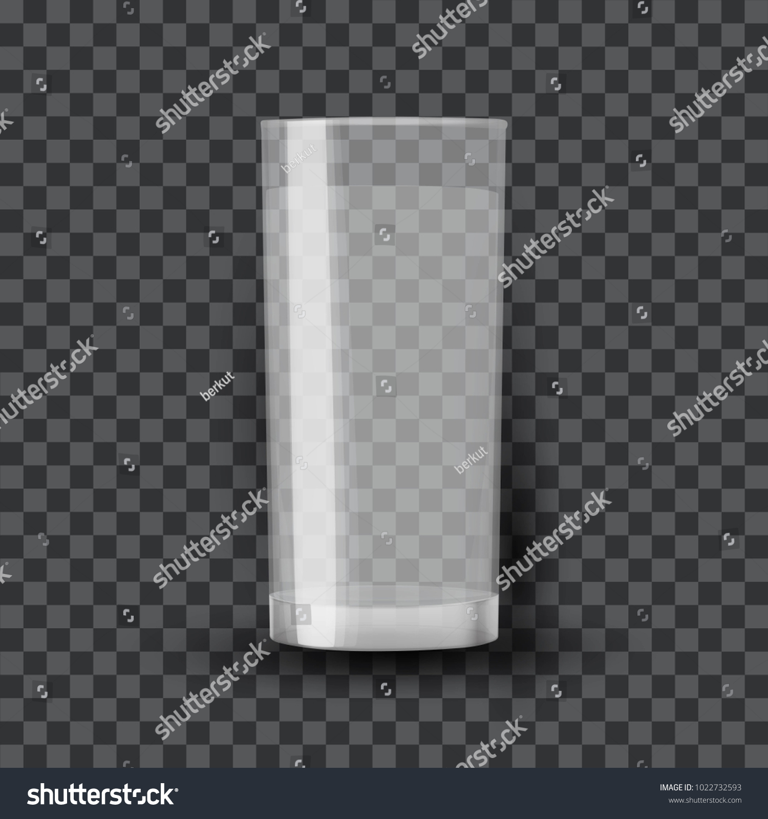 Glass Transparent Vector Illustration Stock Vector (Royalty Free ...