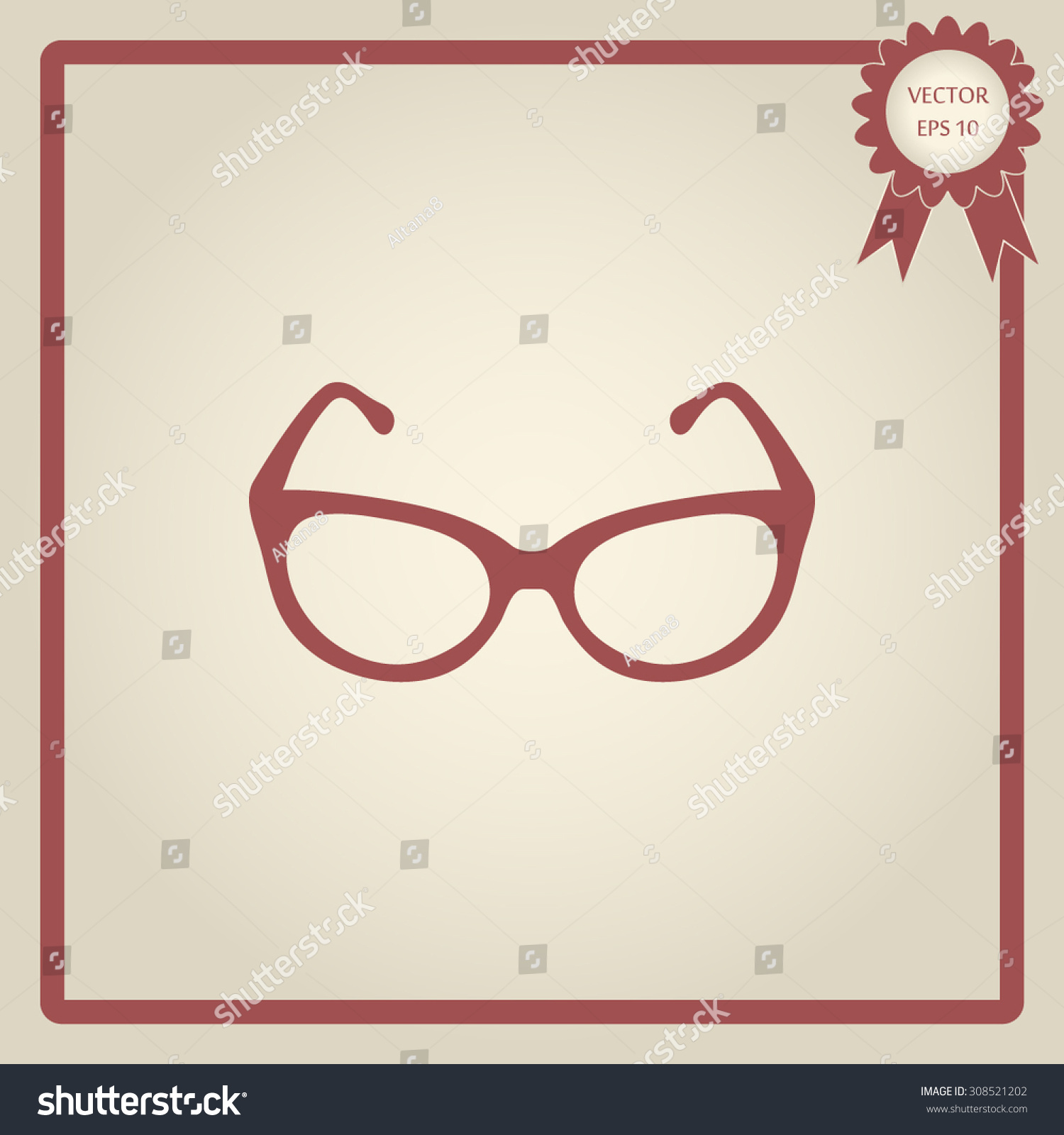 Glasses Vector Set Retro Wayfarer Aviator Stock Vector (Royalty Free ...