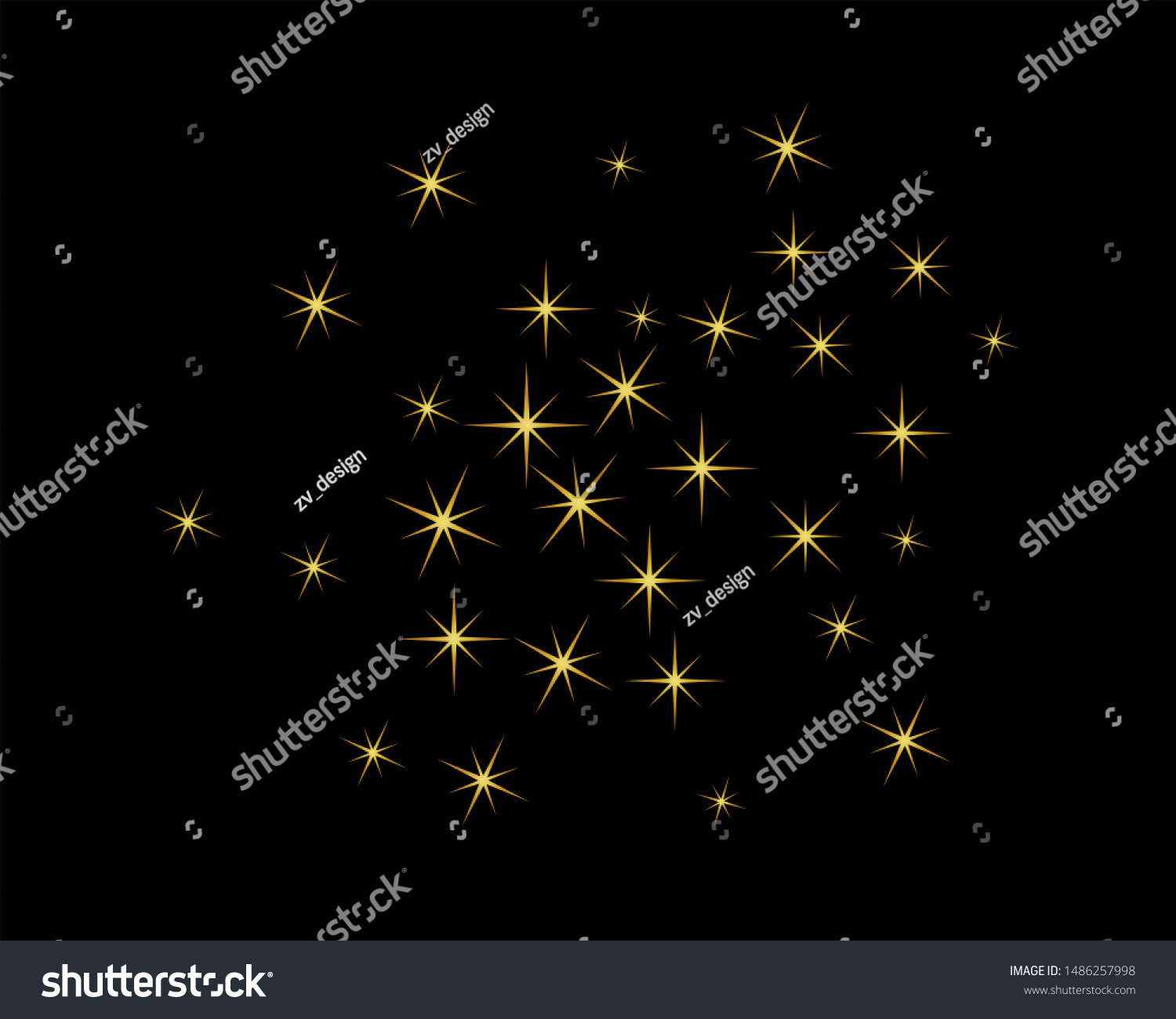 Glimmer Sparkle Star Logo Vector: vector de stock (libre de regalías ...