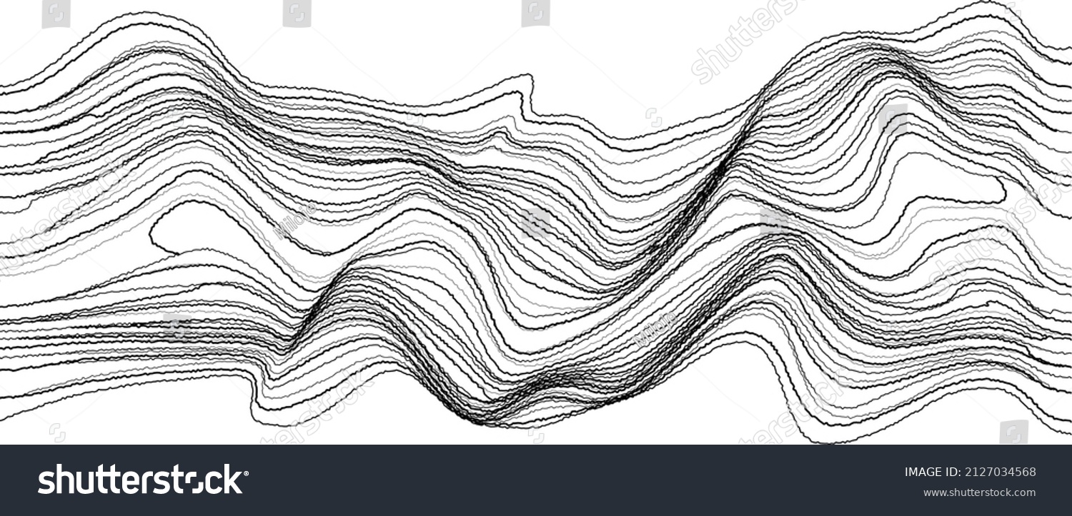 Glitch Effect Distorted Speed Lines Abstract Stock Vector (Royalty Free ...