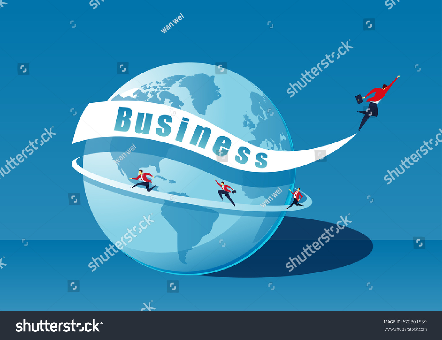 Global Business Stock Vector (Royalty Free) 670301539 | Shutterstock