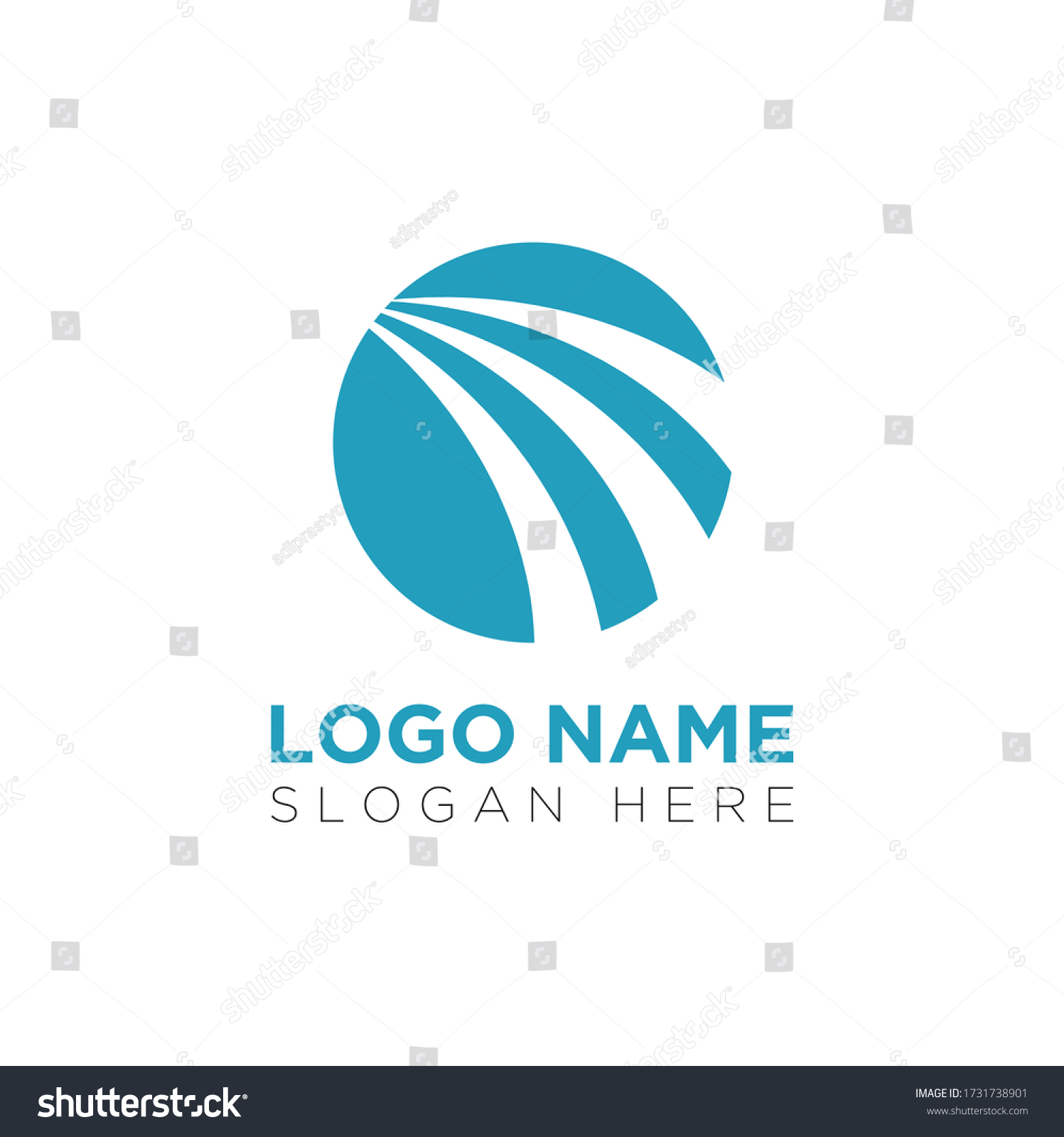 Global Company Logo Design Vector Stock Vector (Royalty Free) 1731738901