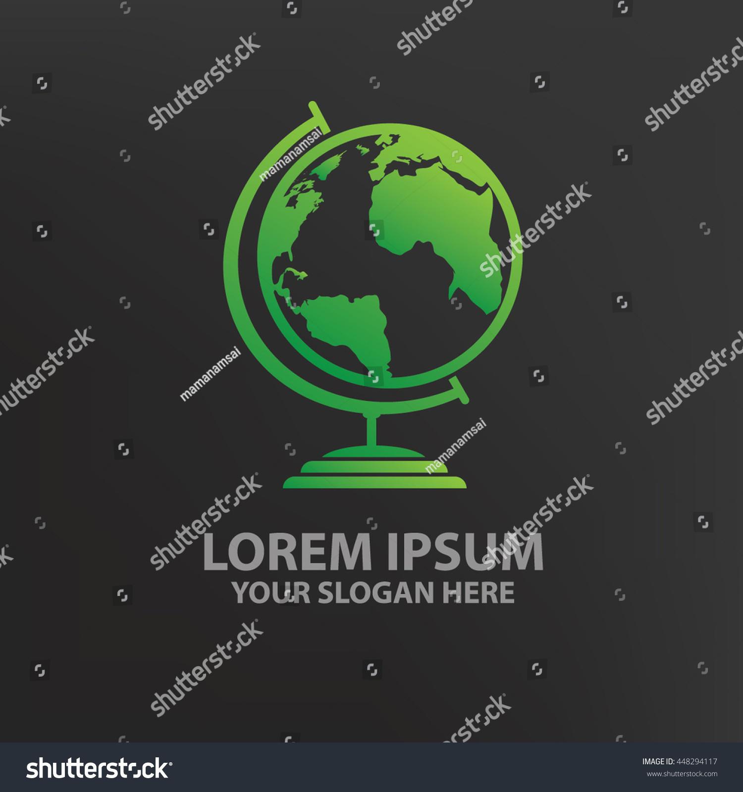Global Designlogo Templateclean Vector Stock Vector (Royalty Free ...