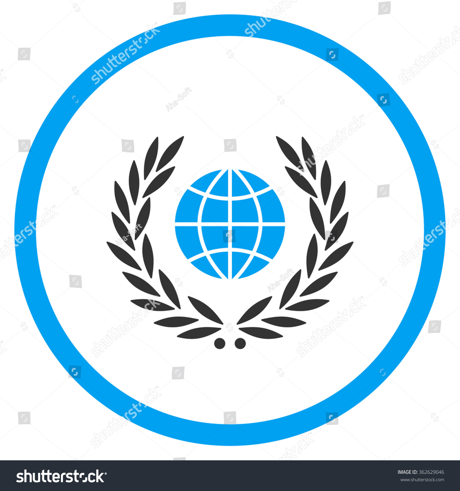 Global Emblem Icon Stock Vector (Royalty Free) 362629046 | Shutterstock