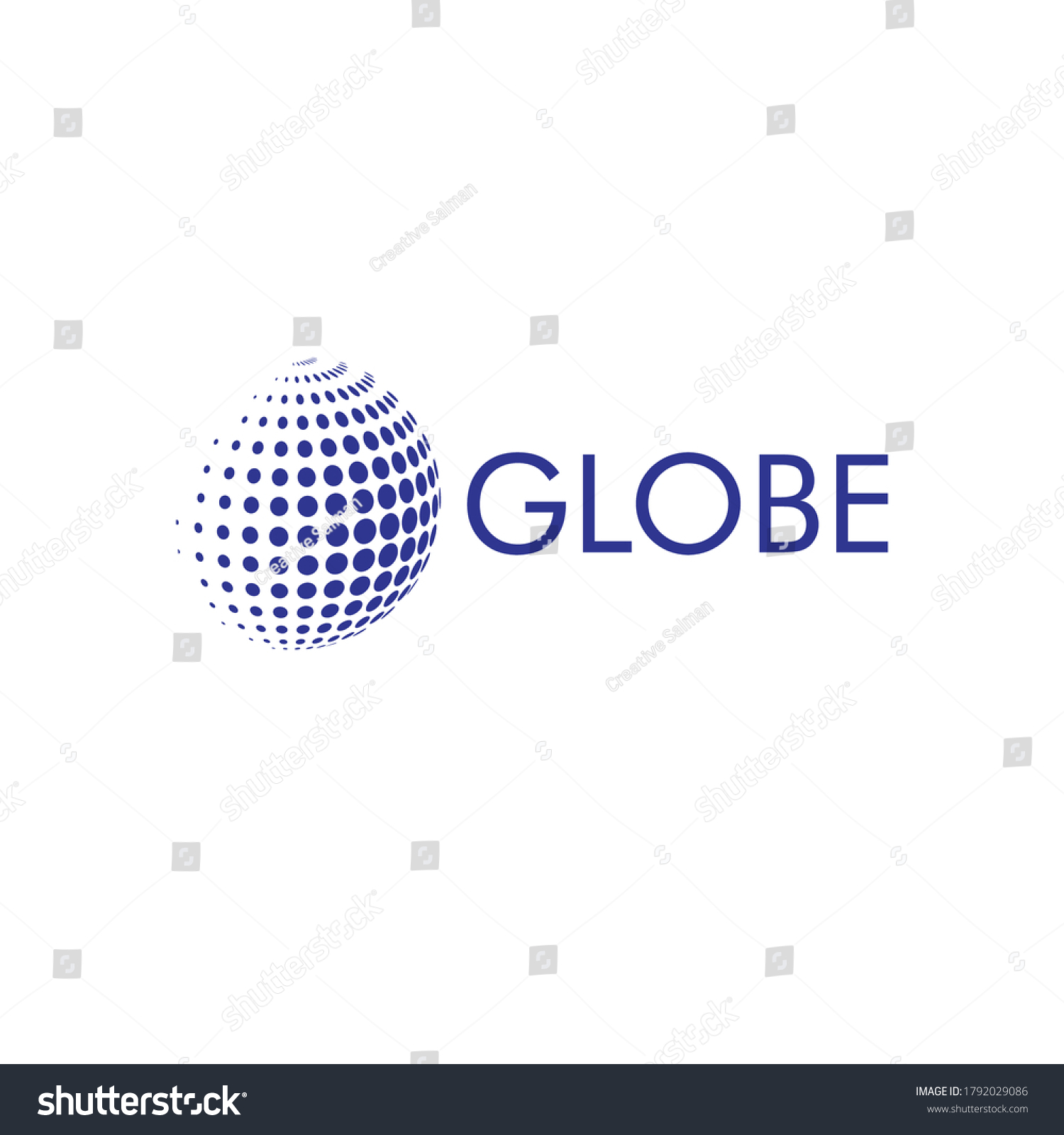 Global Logo Design Template Vector Stock Vector (Royalty Free) 1792029086