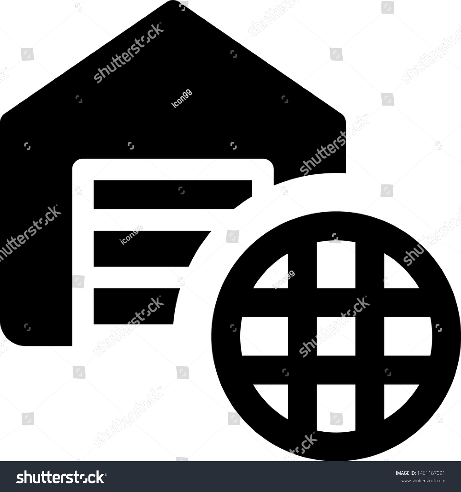 Global Storage Globe Logo Digital Storage: vector de stock (libre de ...