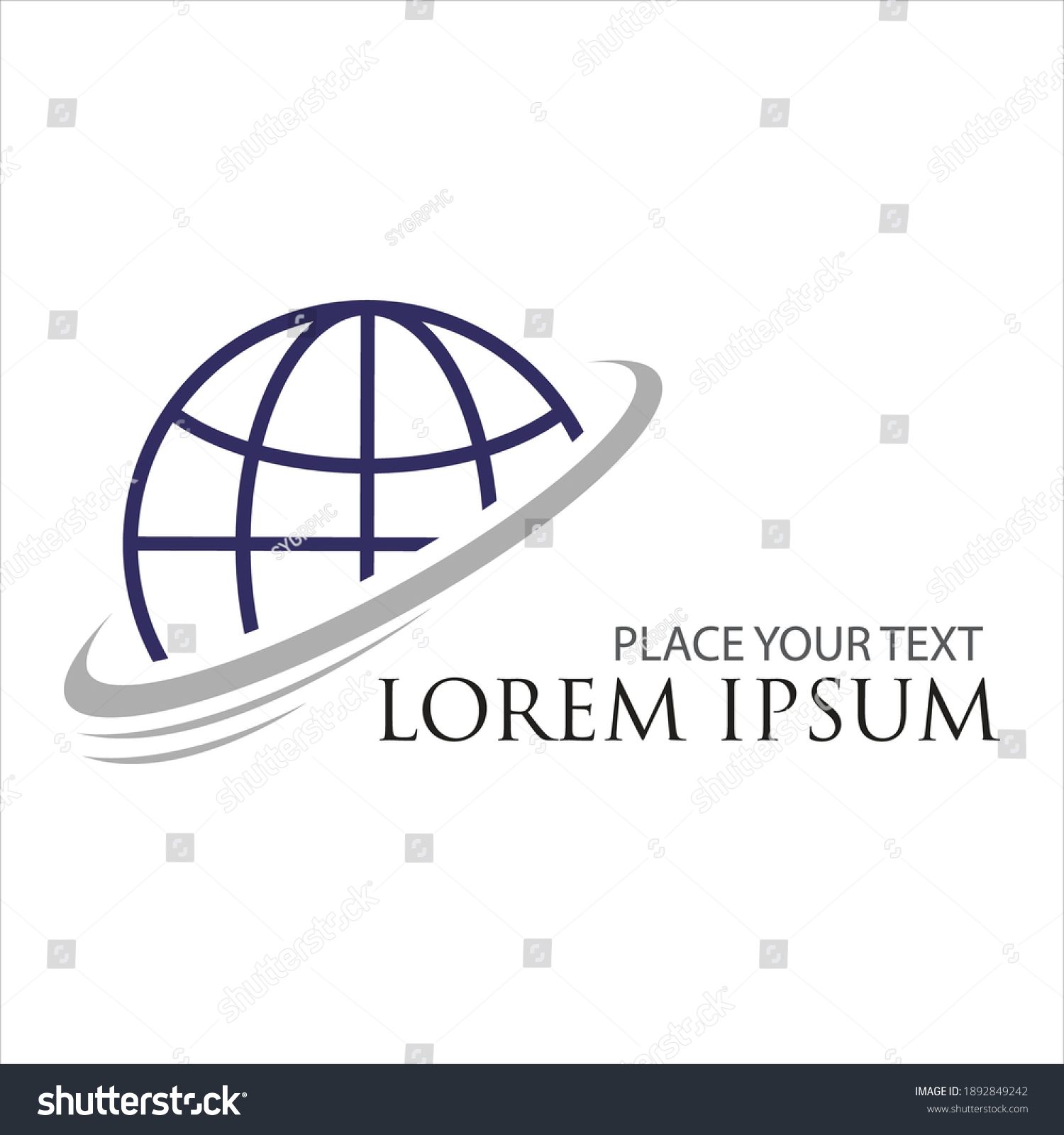 Global Vector Logo Illustration Design Template Stock Vector (Royalty ...