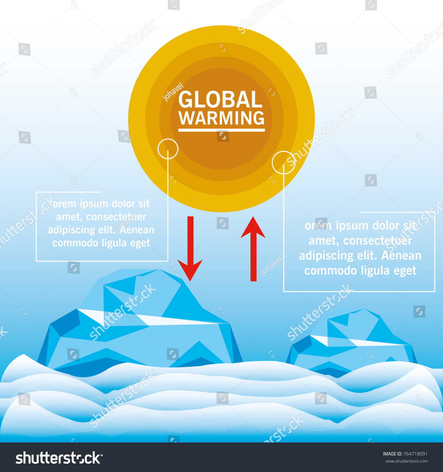 Global Warming Design Stock Vector (Royalty Free) 764718091 | Shutterstock