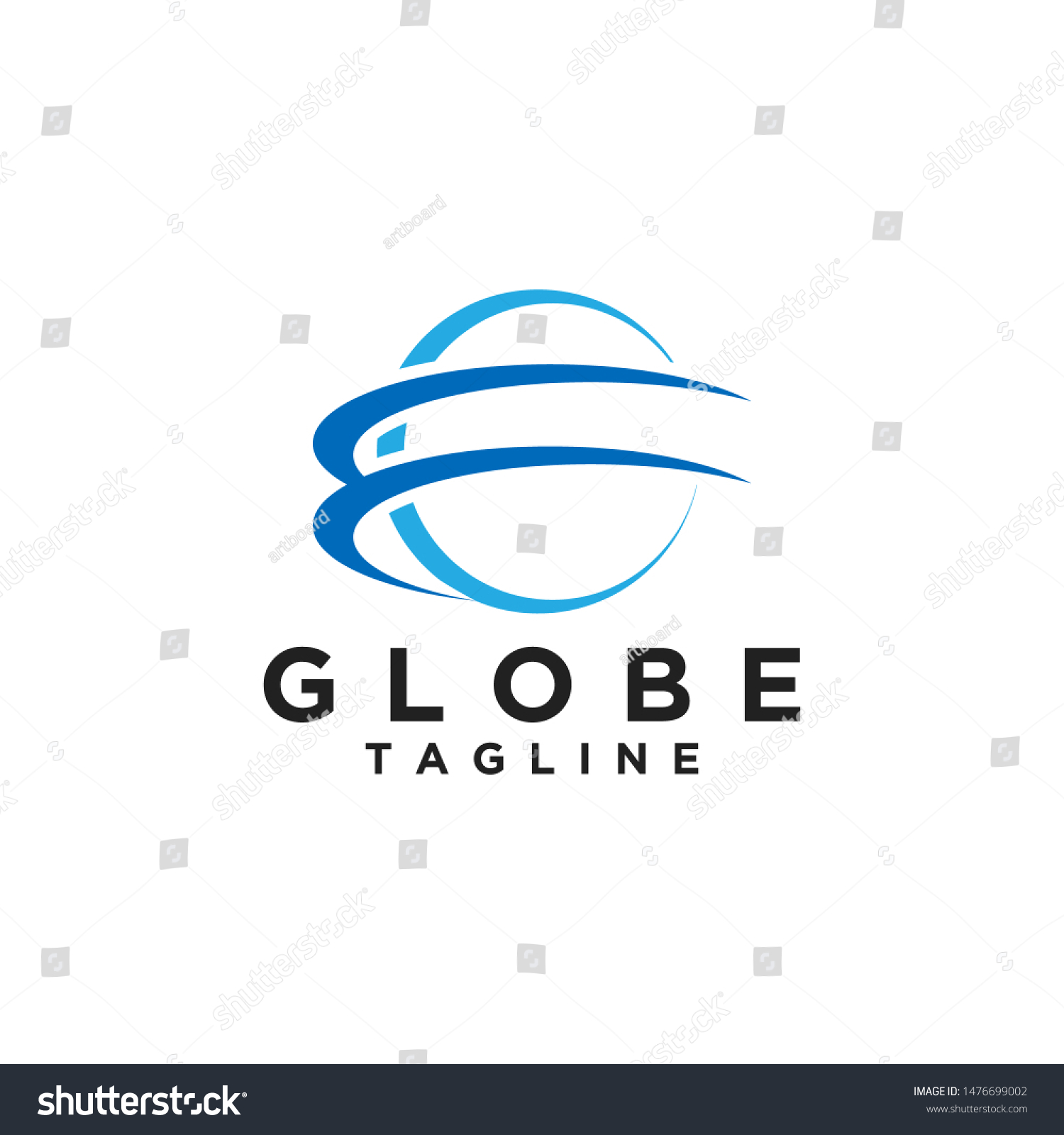 Globe Logo Design Template Illustration Stock Vector (Royalty Free ...
