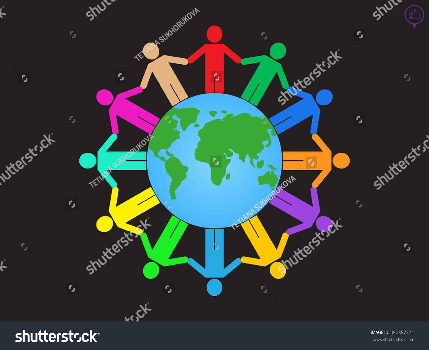 11,716 People around a globe Images, Stock Photos & Vectors | Shutterstock