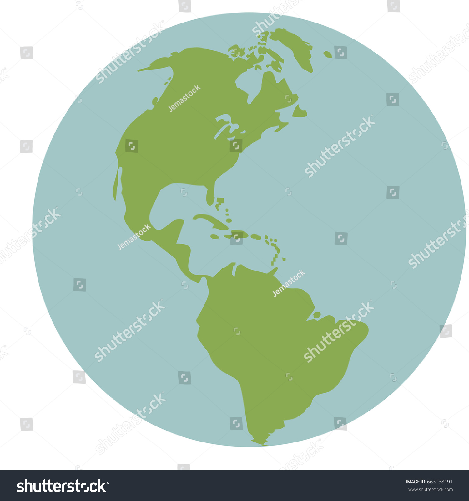 Globe World Earth Map Global Continent: vector de stock (libre de ...