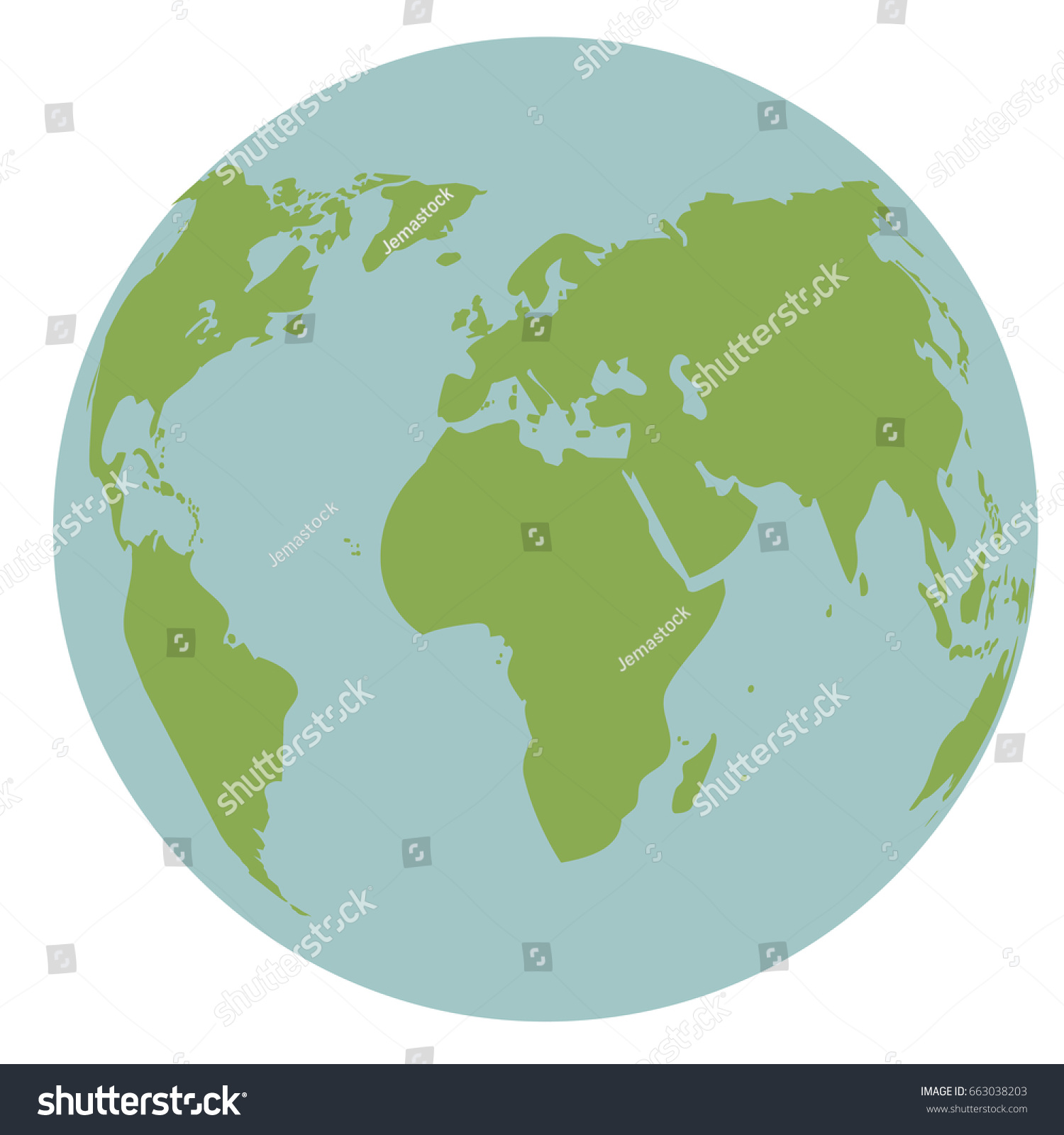 Globe World Earth Map Global Continent: เวกเตอร์สต็อก (ปลอดค่าลิขสิทธิ์ ...