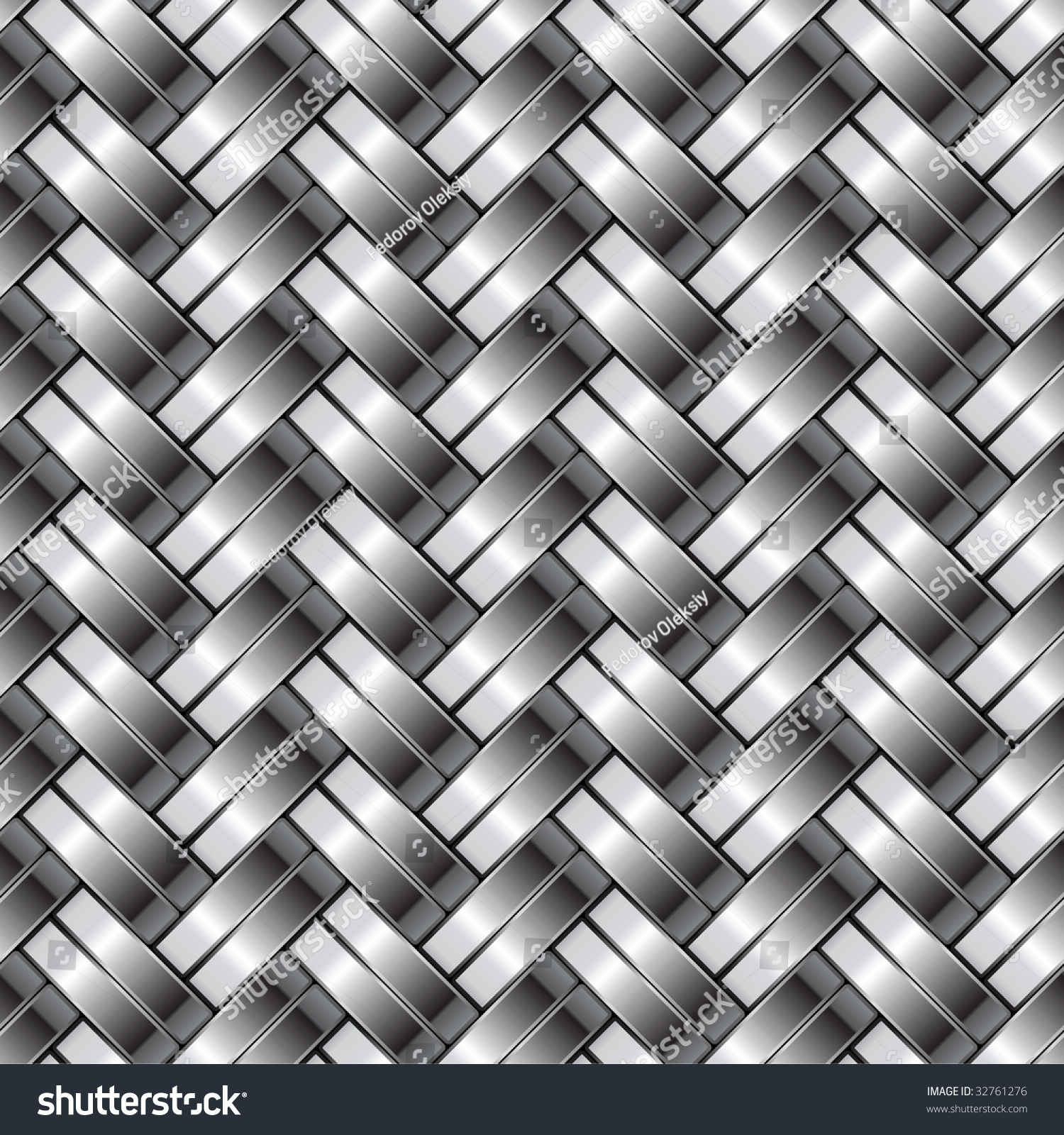 Glossy Black Metal Seamless Pattern. Stock Vector Illustration 32761276 ...