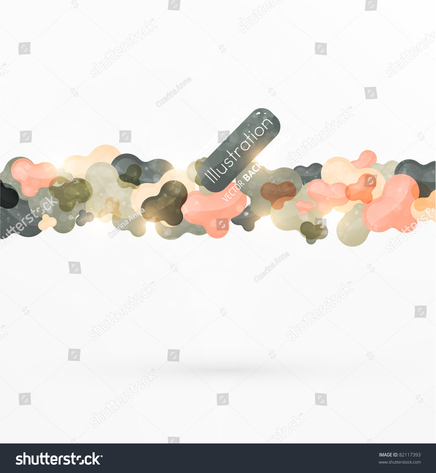Glossy Shapes Background Stock Vector (Royalty Free) 82117393 ...