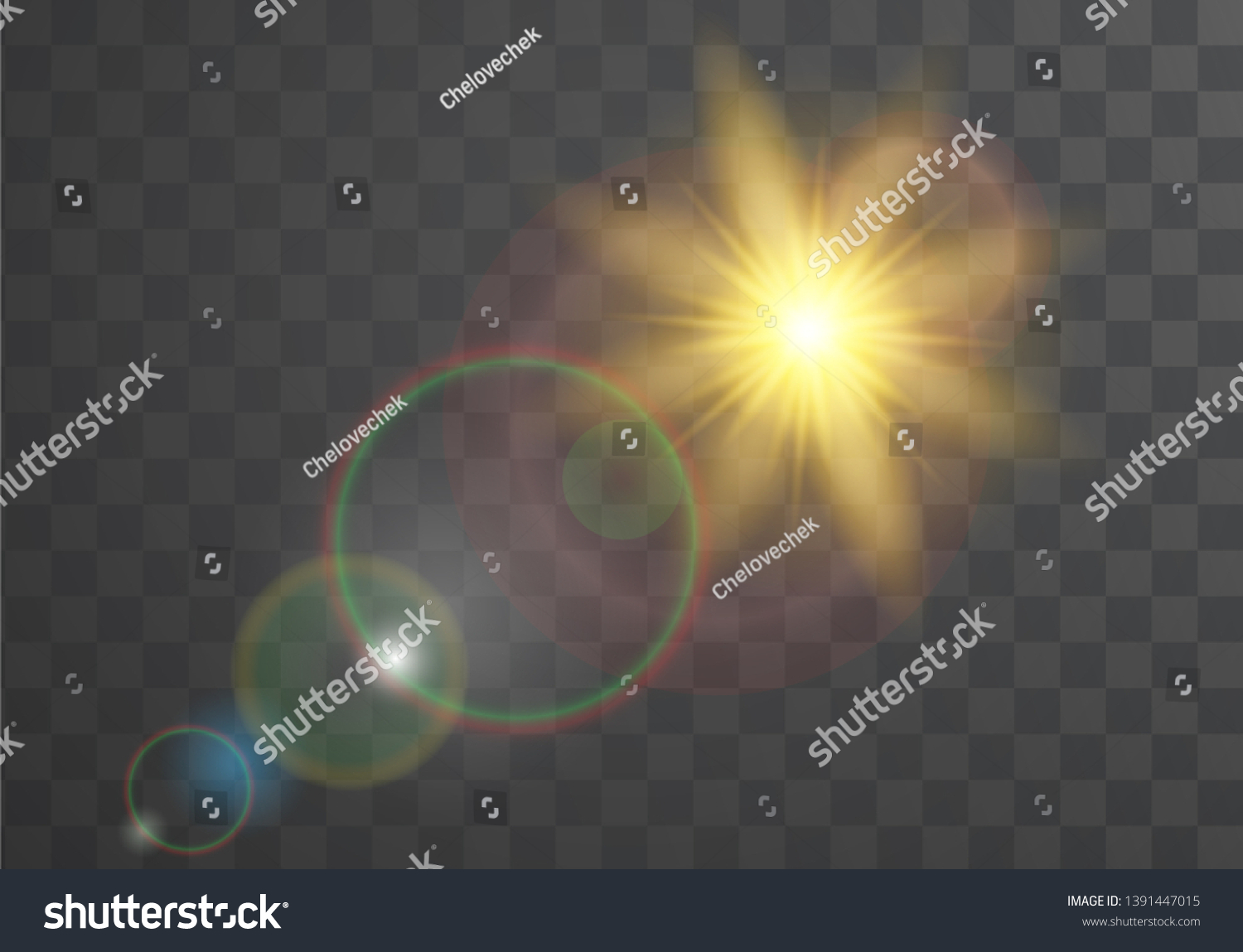 Glow Light Effect On Transparent Background: เวกเตอร์สต็อก (ปลอดค่า ...