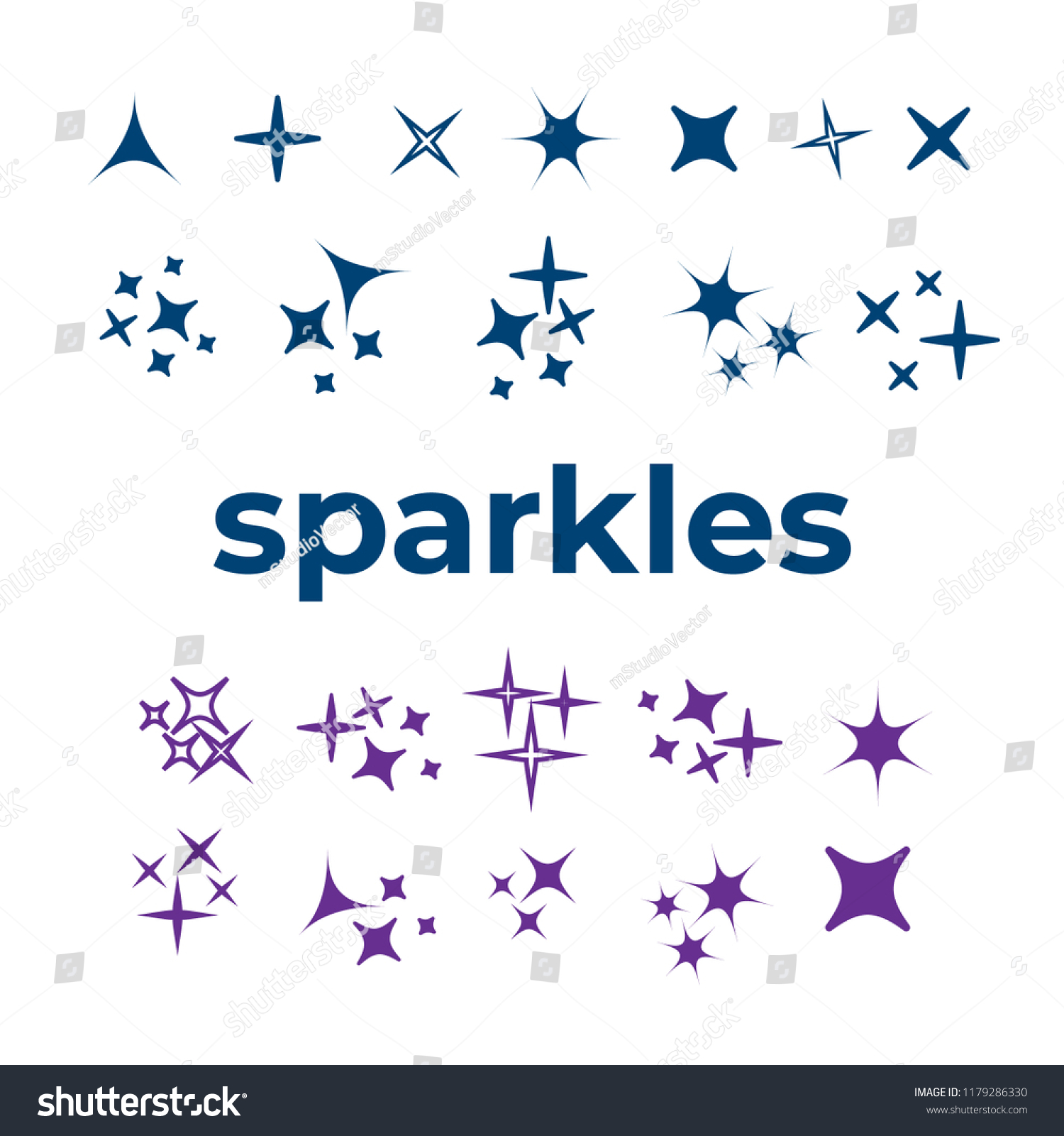 Glowing Light Effect Star Sparkle Lights: vector de stock (libre de ...