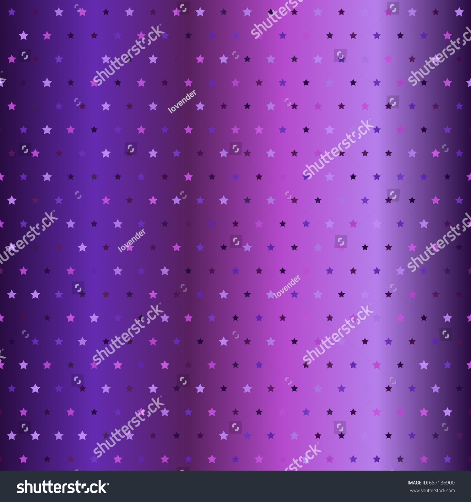 Glowing Star Pattern Seamless Vector Gradient Stock Vector (Royalty ...