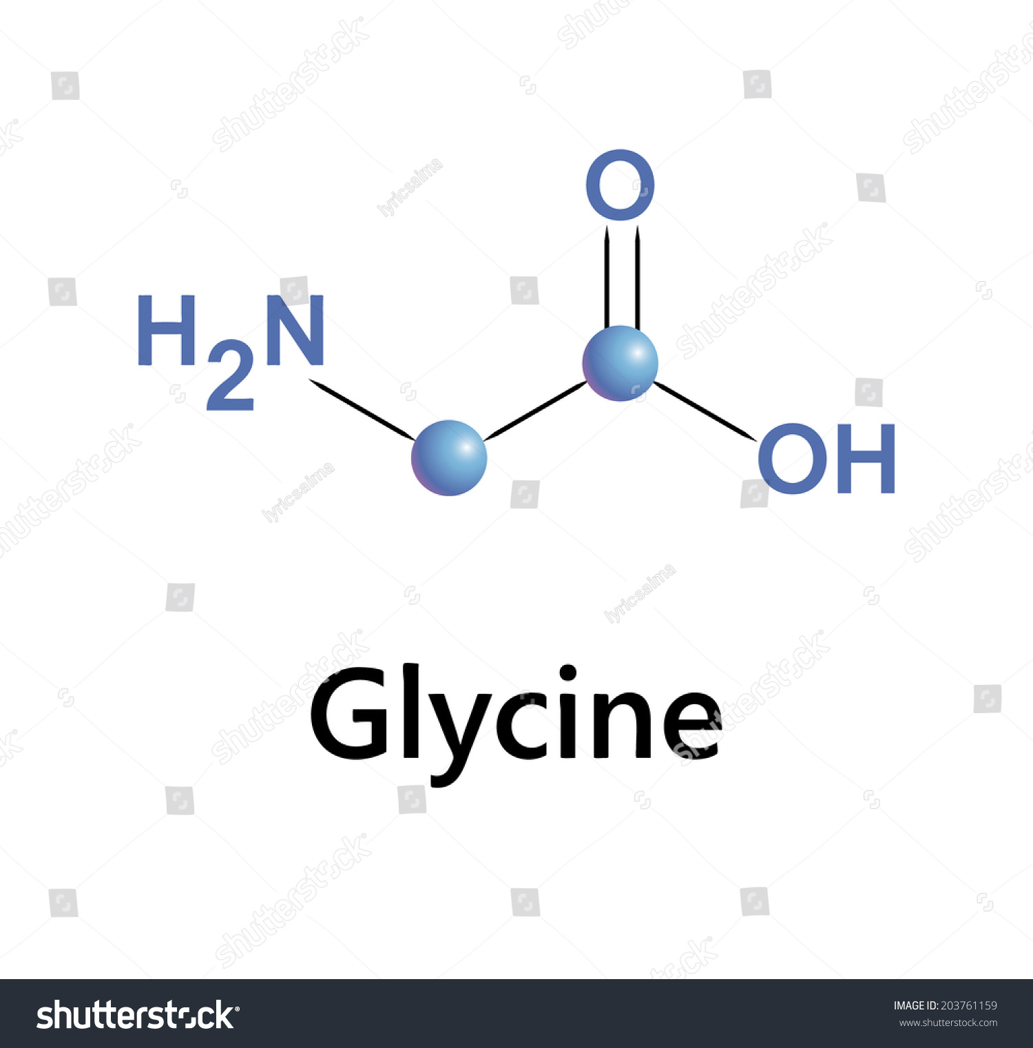 Glycine Chemical Formula Medical Vector 스톡 벡터(로열티 프리) 203761159 ... Glycine Chemical Formula Medical Vector 스톡 벡터(로열티 프리) 203761159 ...