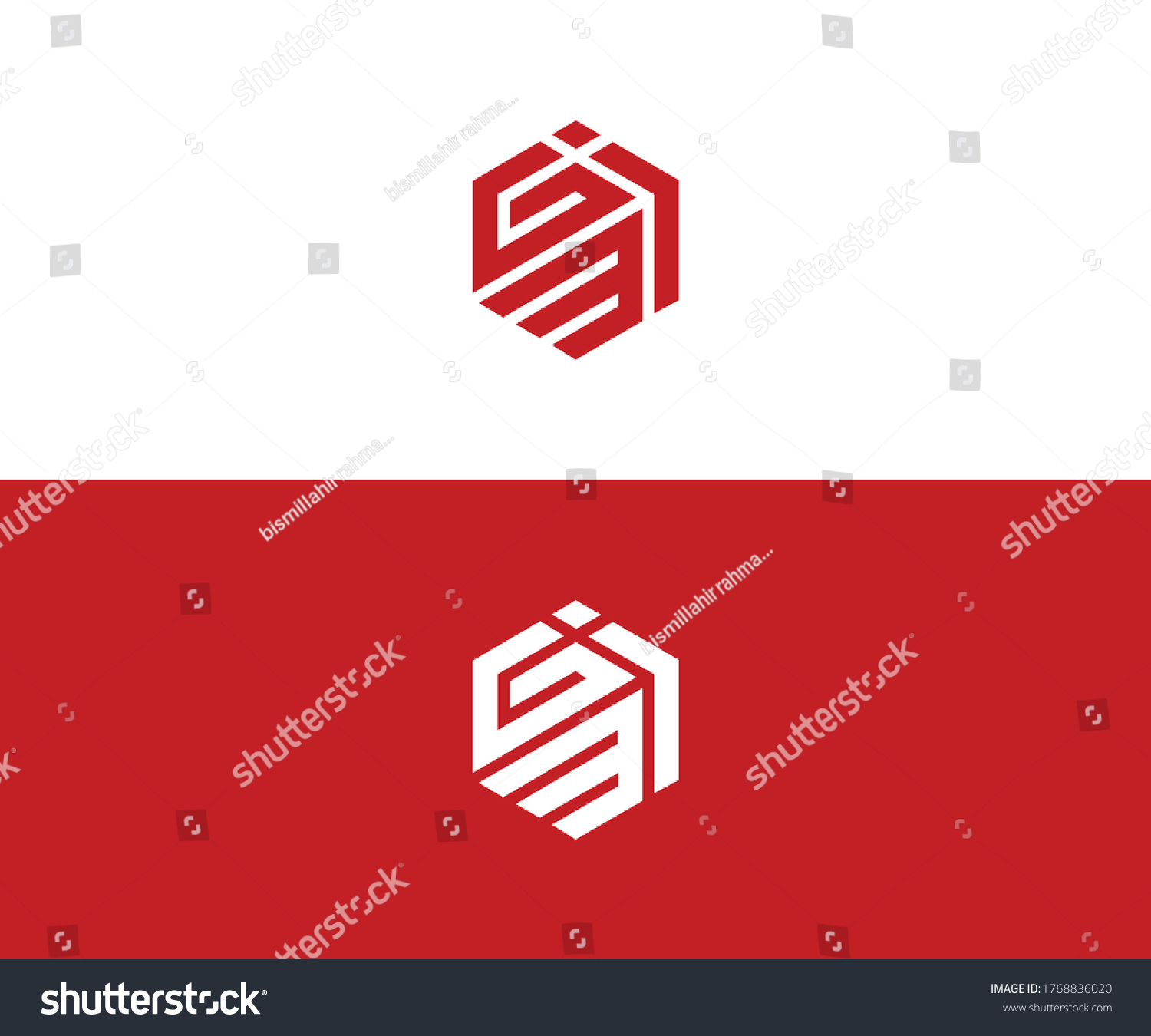 Gmi Logo Design Vector Format Stock Vector (Royalty Free) 1768836020