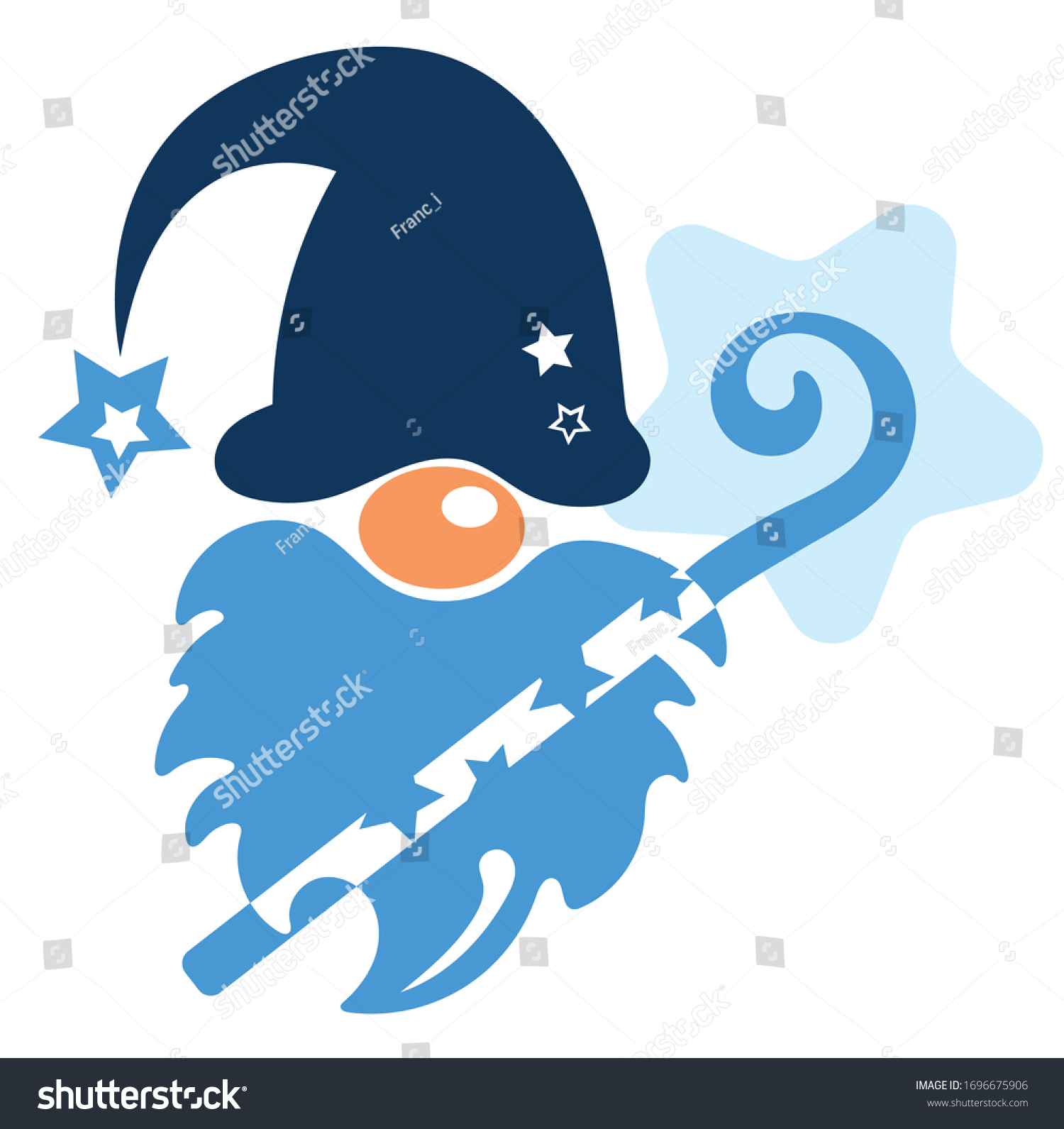 Gnome Magic Wizard Fantasy Vector Stock Vector (Royalty Free ...
