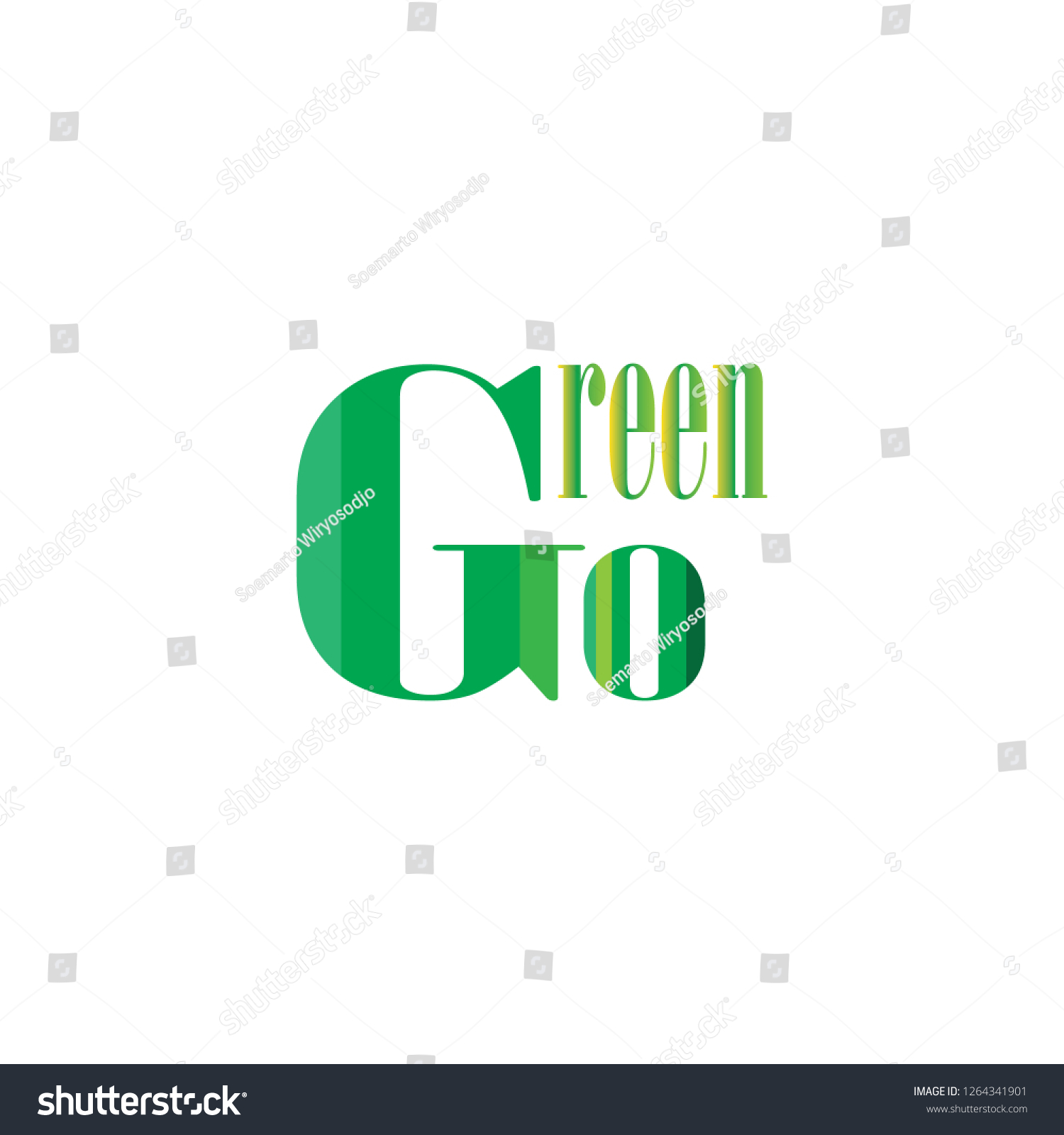 Gogo Green Logo Vector Stock Vector (Royalty Free) 1264341901 ...
