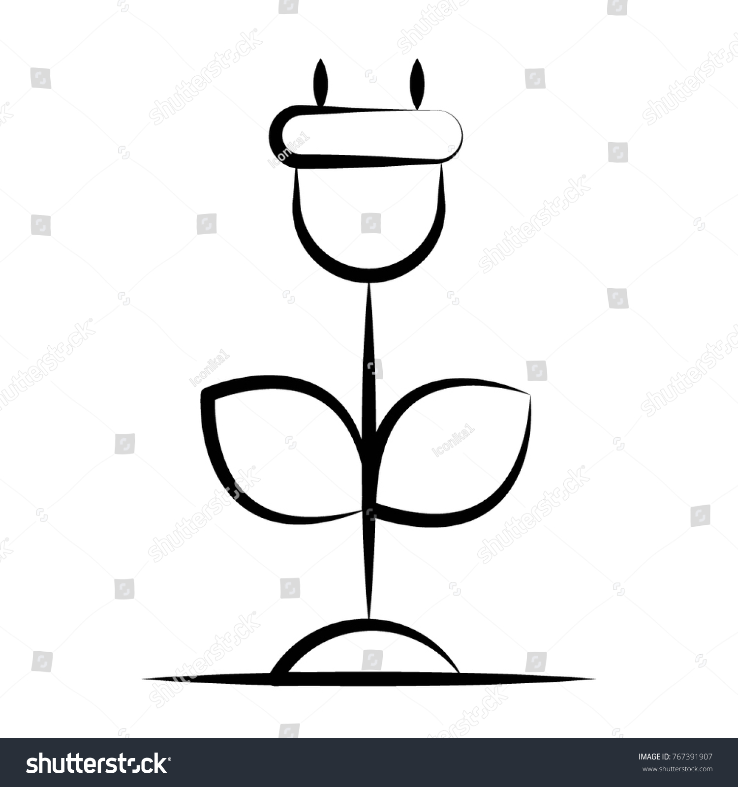 Go Green Outline Icon Stock Vector (Royalty Free) 767391907 | Shutterstock