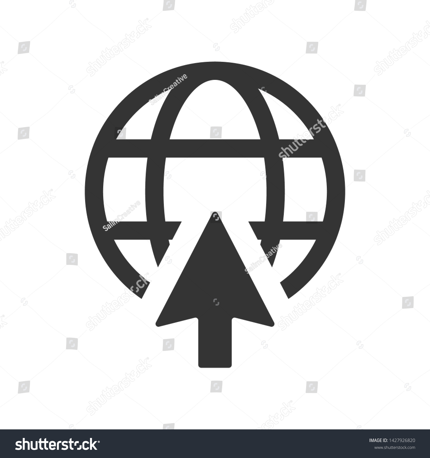Go Web Access Icon Stock Vector (Royalty Free) 1427926820 | Shutterstock