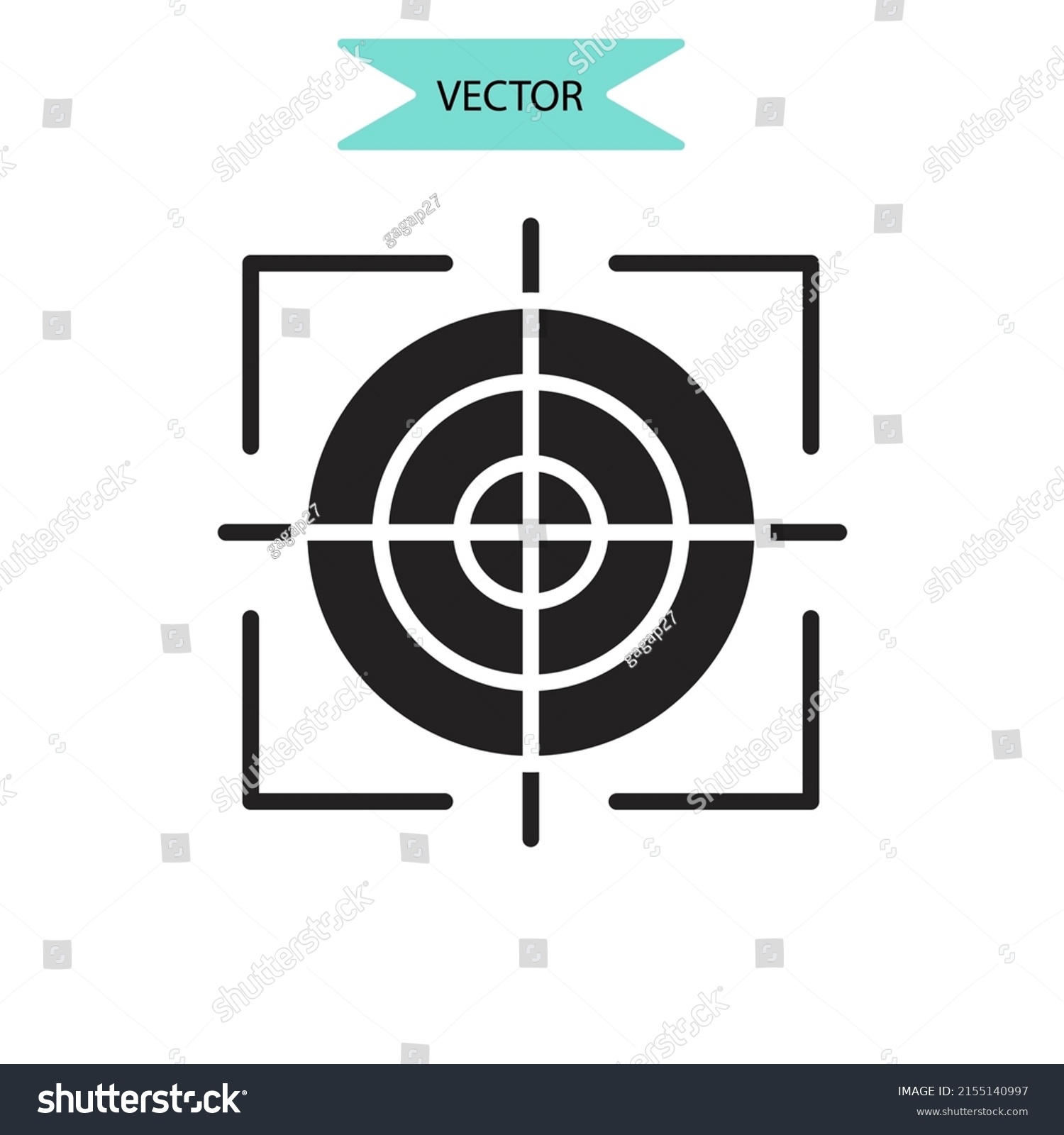 Goal Icons Symbol Vector Elements Infographic Stock Vector (Royalty ...