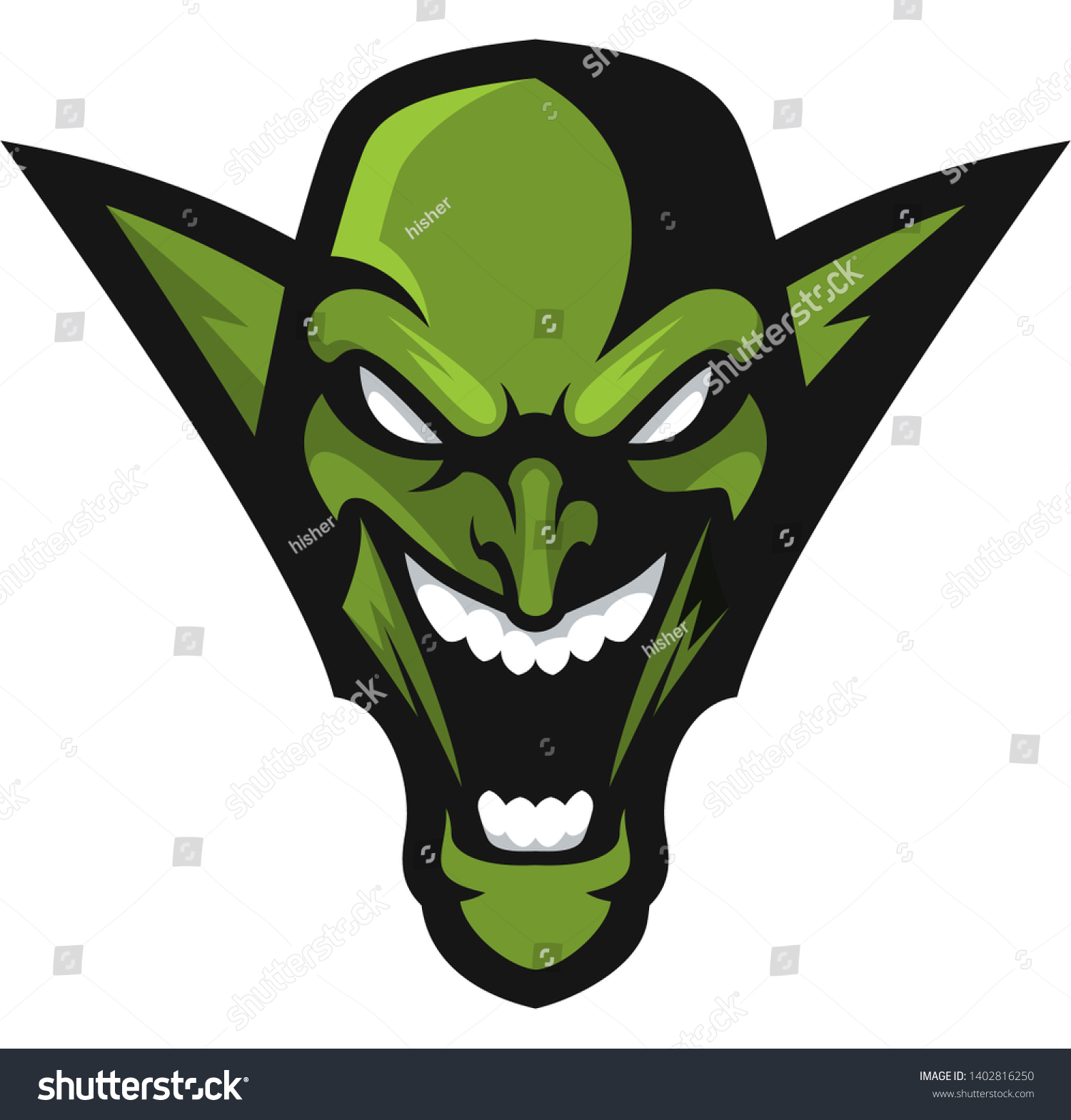 Goblin Drawing Vector Logo Illustration 库存矢量图（免版税）1402816250 | Shutterstock