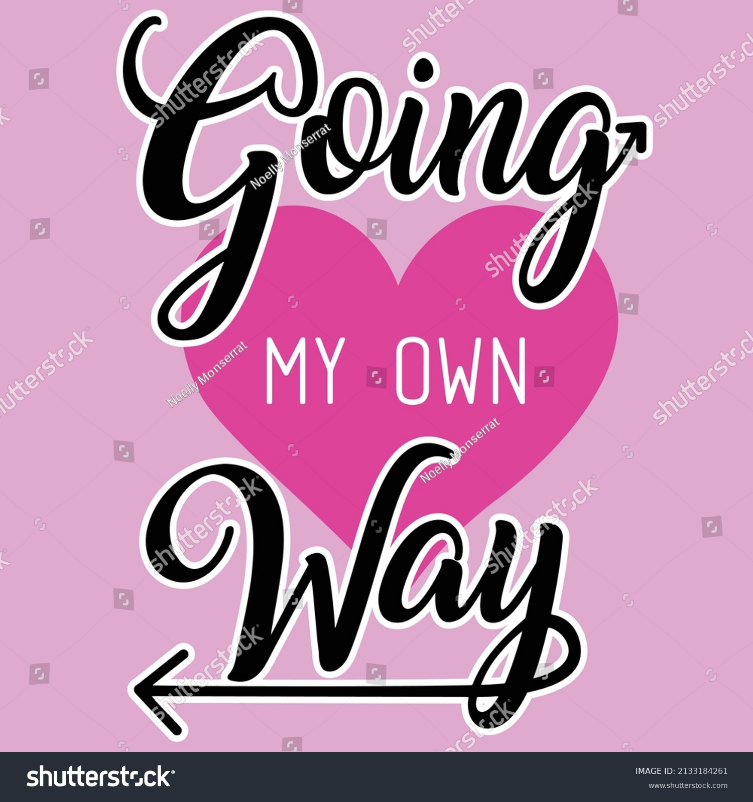 Going My Own Way Vector Stock Vector (Royalty Free) 2133184261 ...