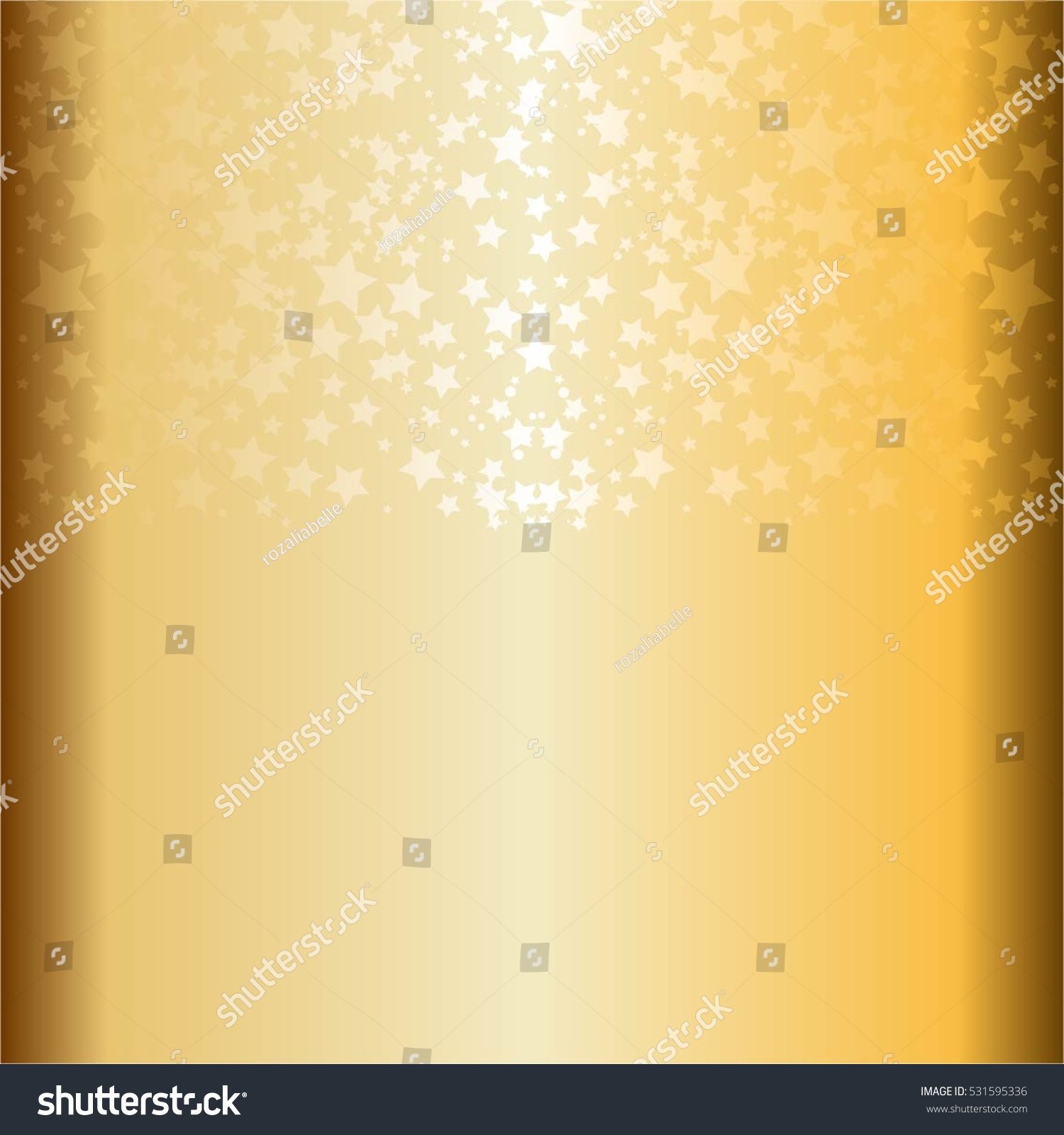 Gold Background Stars Stock Vector (Royalty Free) 531595336 | Shutterstock