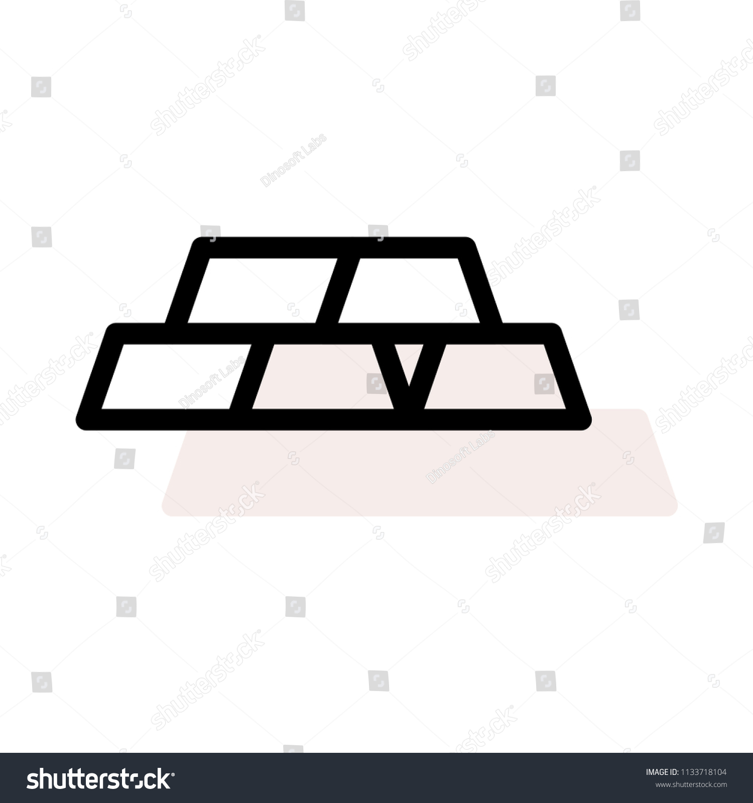 Gold Bar Ingot Stock Vector (Royalty Free) 1133718104 | Shutterstock