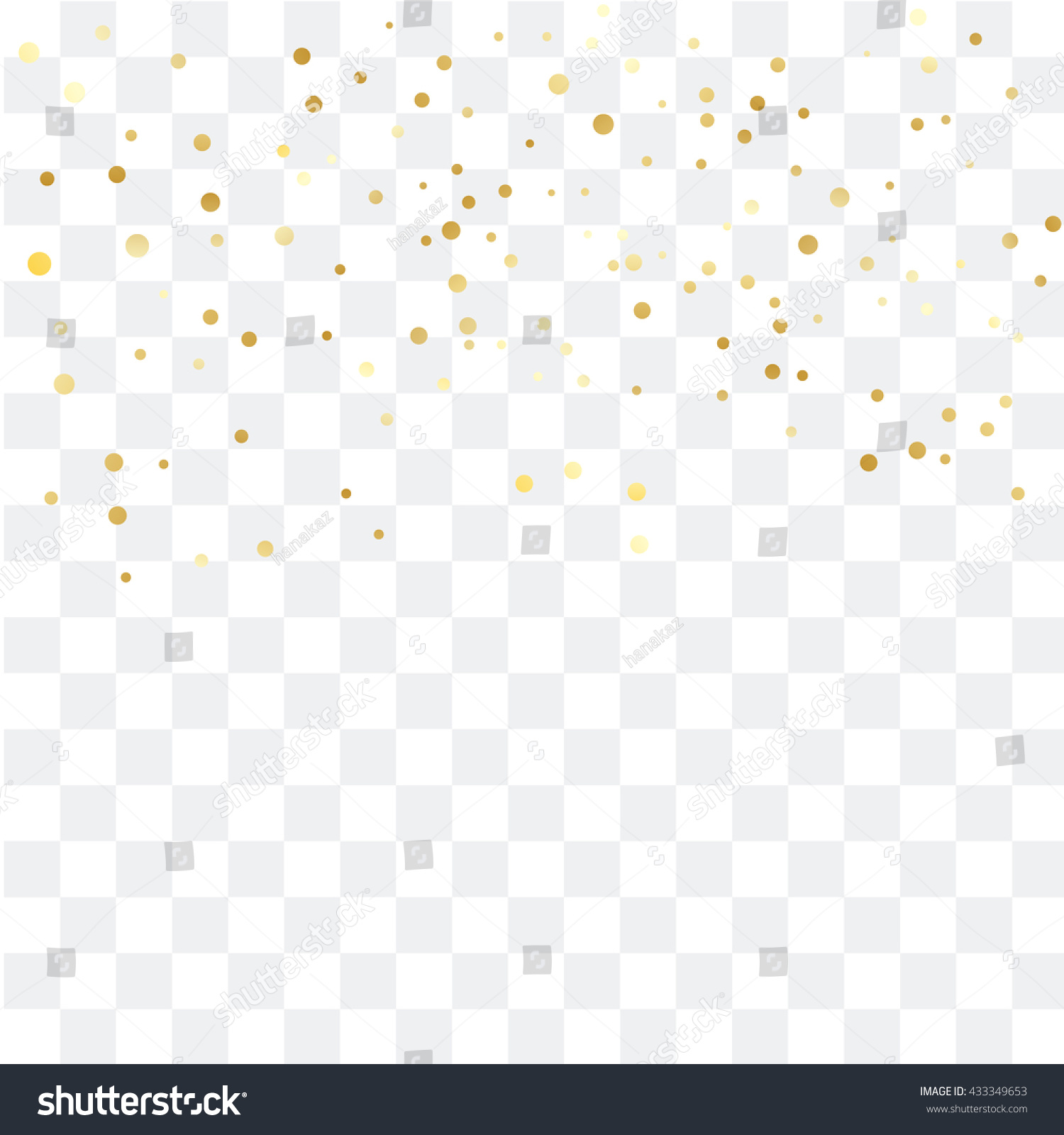 Gold Confetti Celebration Background Stock Vector (Royalty Free ...