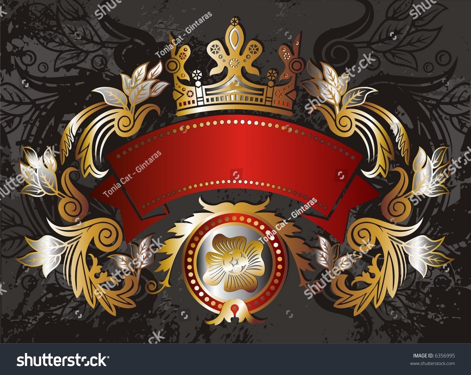 Gold Crown Label: เวกเตอร์สต็อก (ปลอดค่าลิขสิทธิ์) 6356995 | Shutterstock