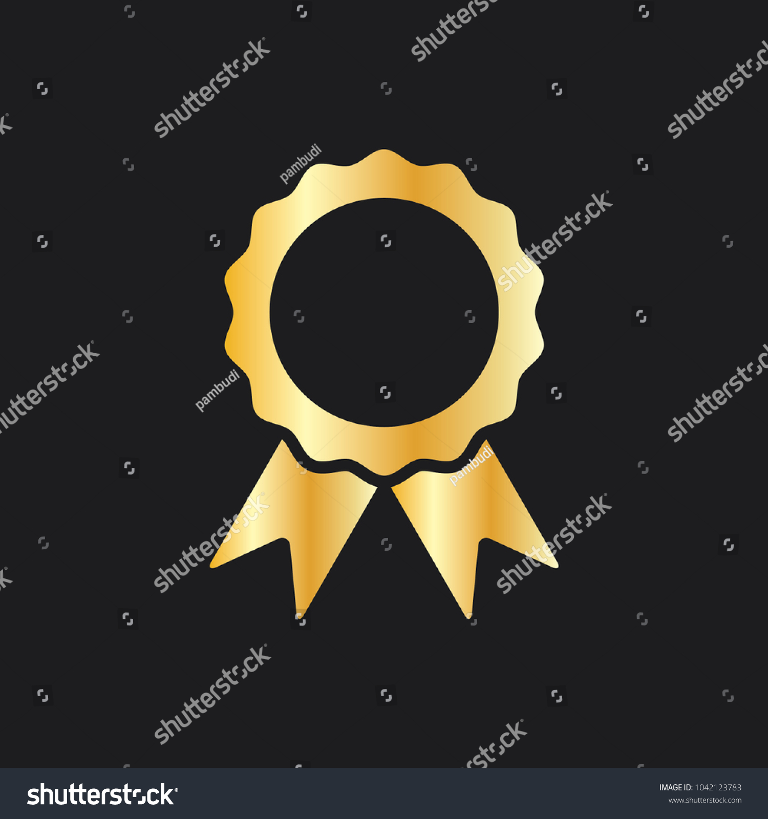 Gold Guarantee Label Illustration Stock Vector (Royalty Free ...