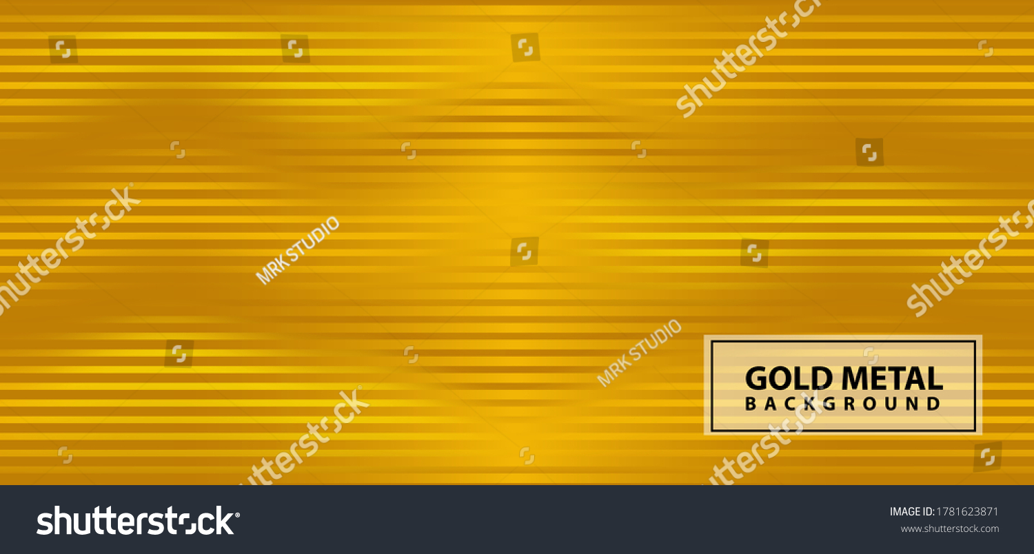 Gold Line Metal Design Background Texture Stock Vector (Royalty Free ...