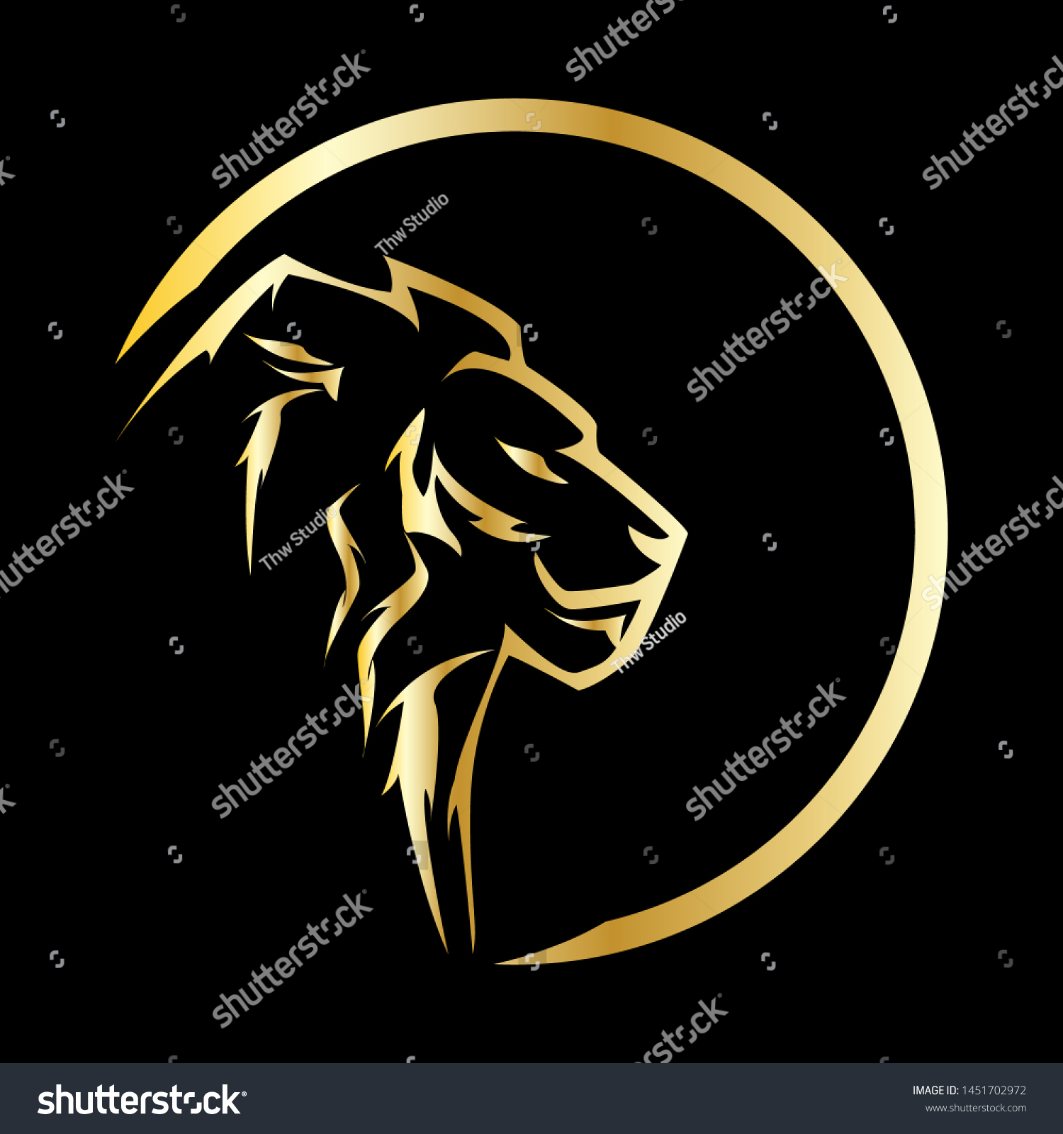46,762 Gold lion Images, Stock Photos & Vectors | Shutterstock
