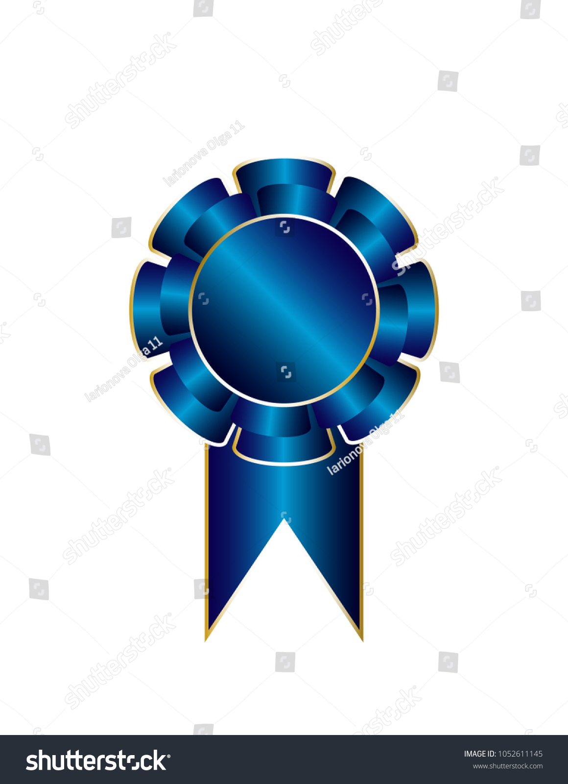 Gold Medal Sample Stock Vector (Royalty Free) 1052611145 | Shutterstock