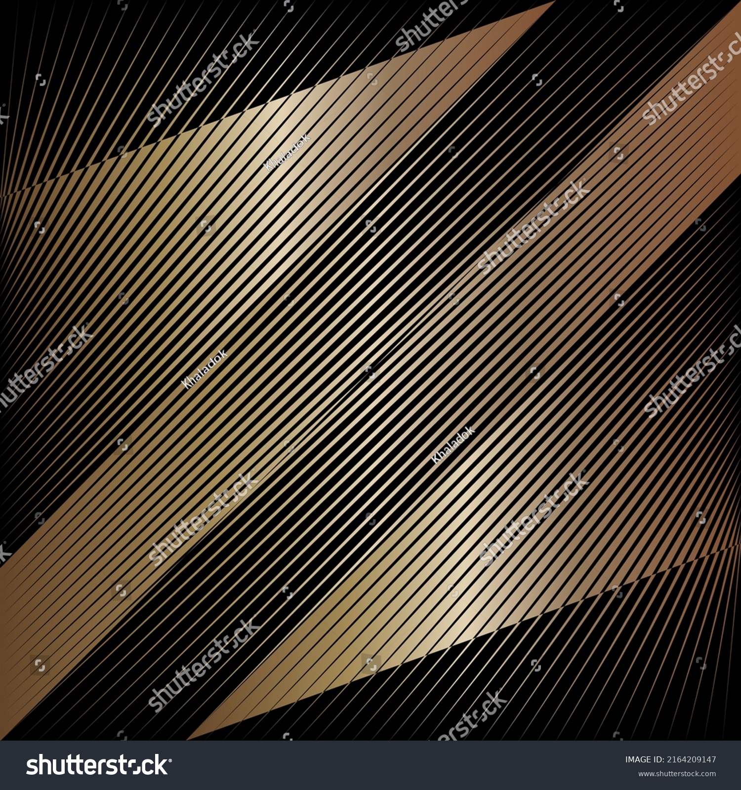 Gold Metallic Effect Background Minimal Geometric Stock Vector (Royalty ...