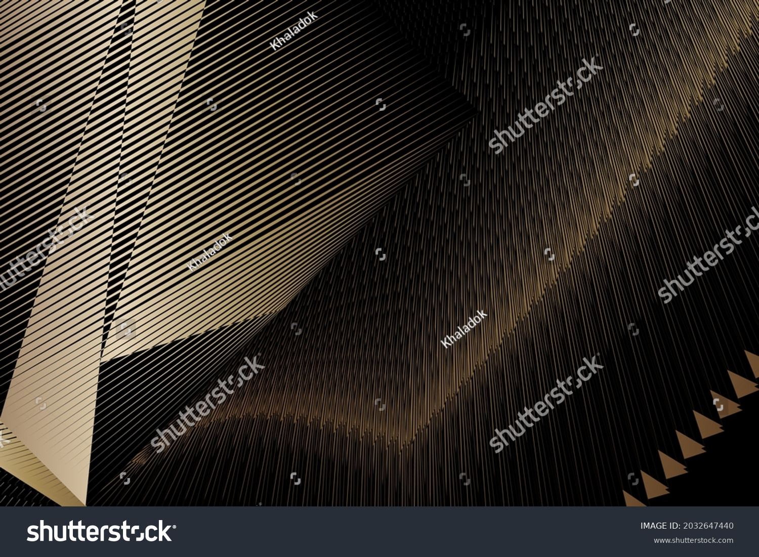 Gold Metallic Effect Background Vector Modern Stock Vector (Royalty ...