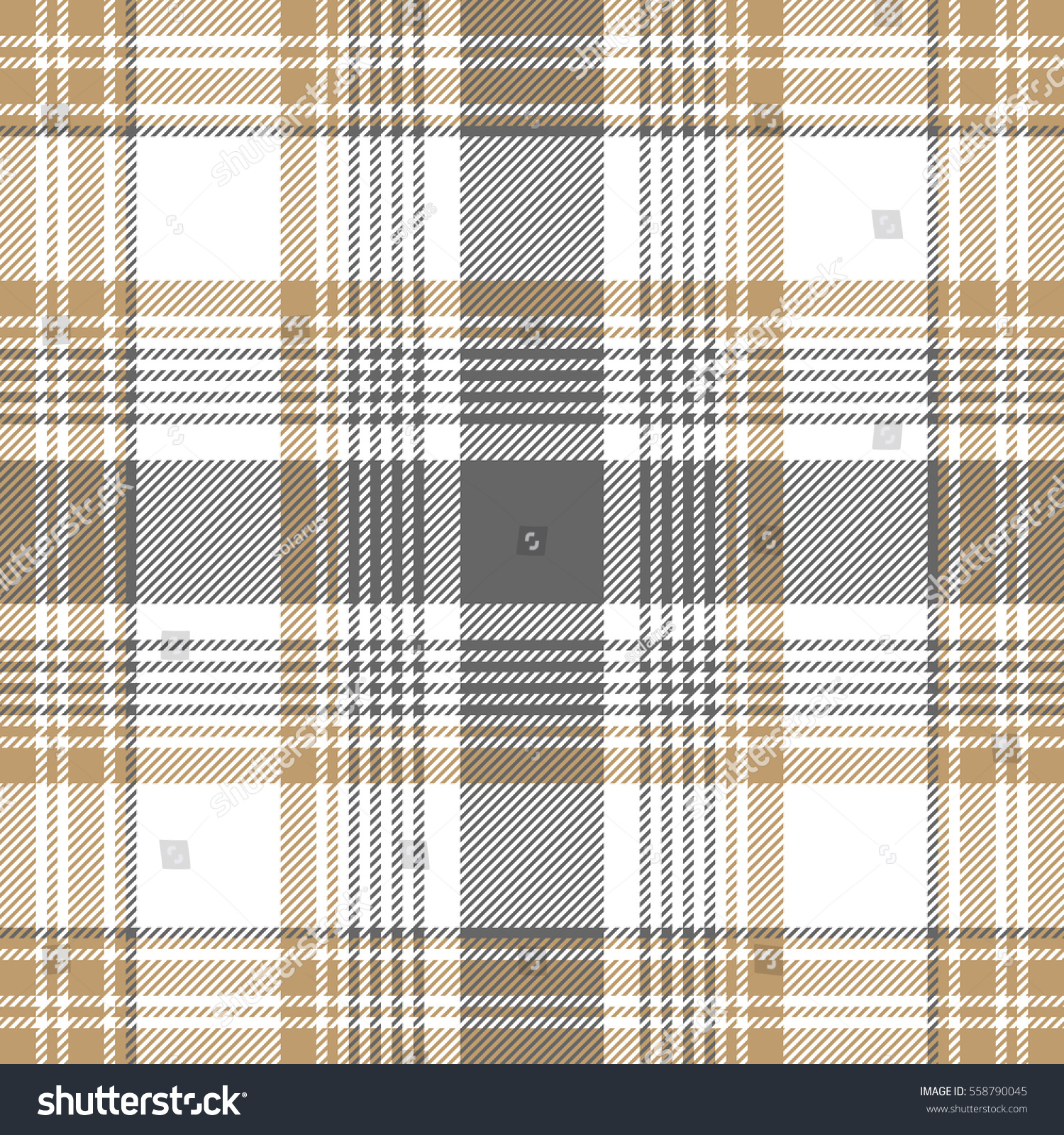 Gold Platinum Checkered Plaid Seamless Pattern Stock Vector (Royalty ...
