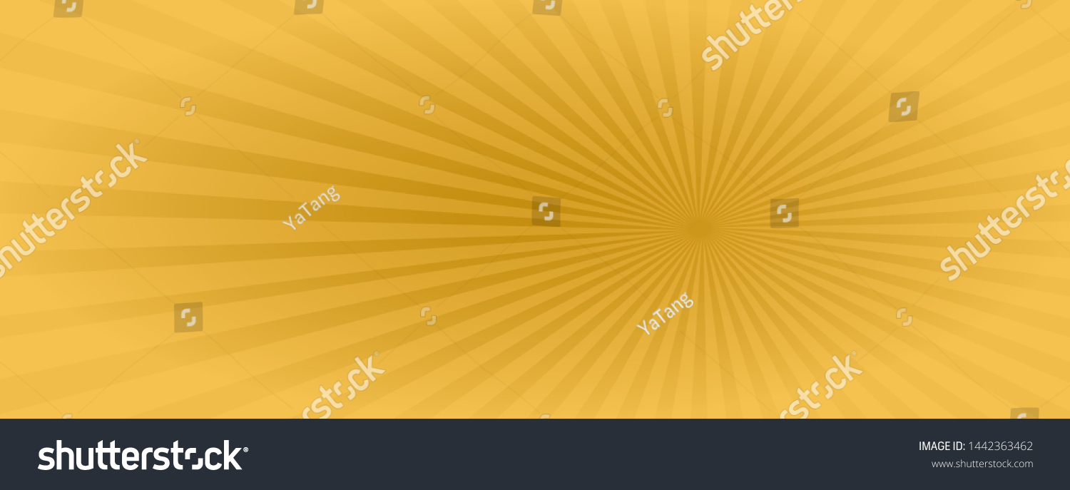 Gold Radiating Rays Background Vector Illustration Stock Vector ...