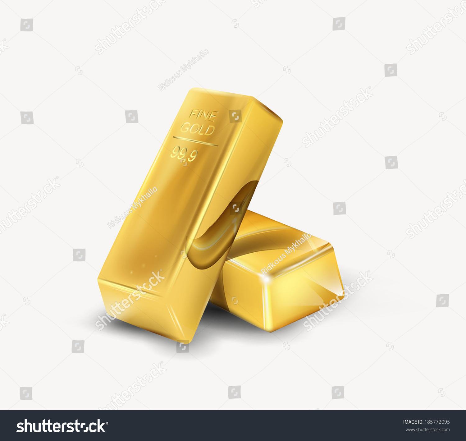 Gold Treasure Vector Eps 10 Stock Vector (Royalty Free) 185772095 ...
