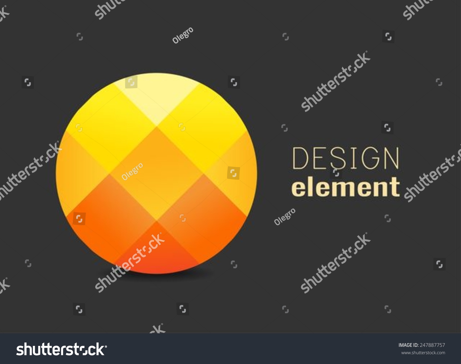 Golden Circle Logo Design Template Stock Vector (Royalty Free ...