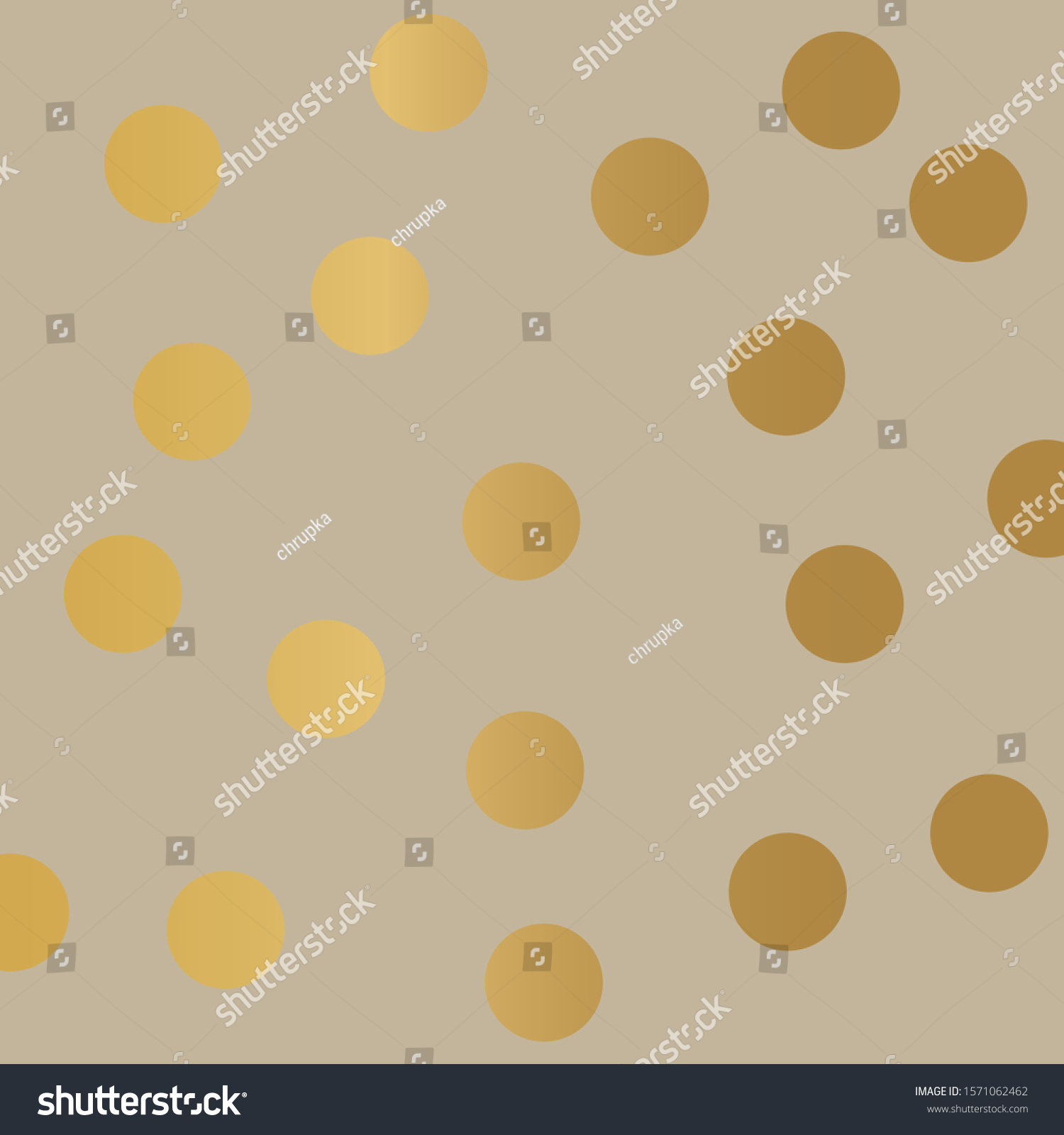 Golden Dots Background Vector Illustration Stock Vector (Royalty Free ...