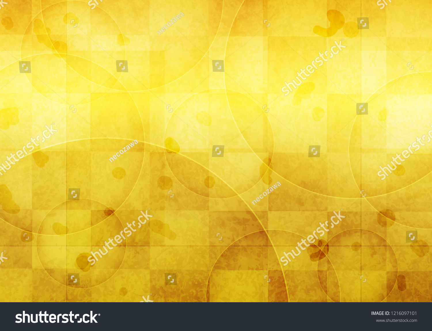 Golden Japanese Pattern Background Image Stock Vector (Royalty Free ...