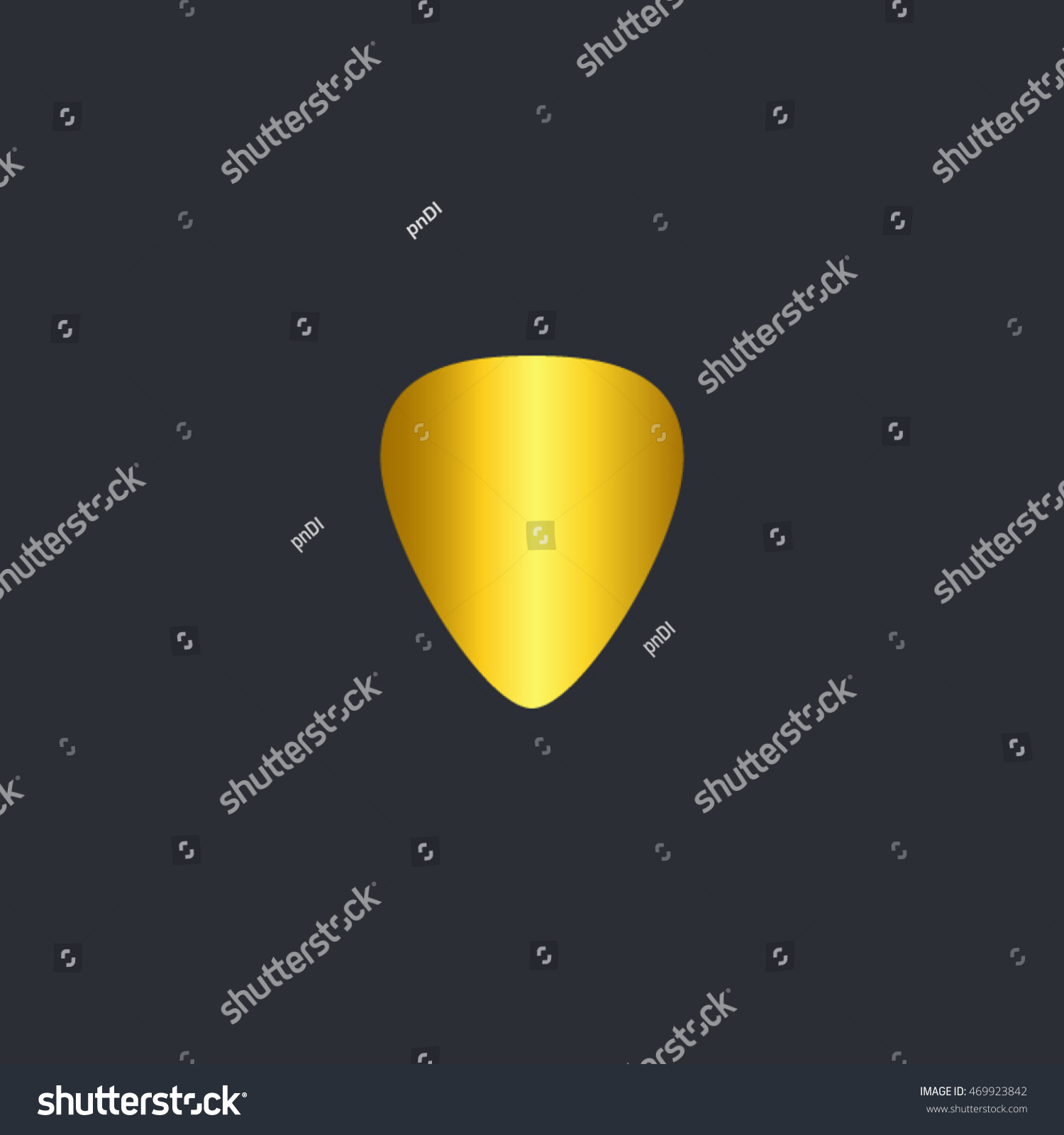 Golden Pick Icon Stock Vector (Royalty Free) 469923842 | Shutterstock