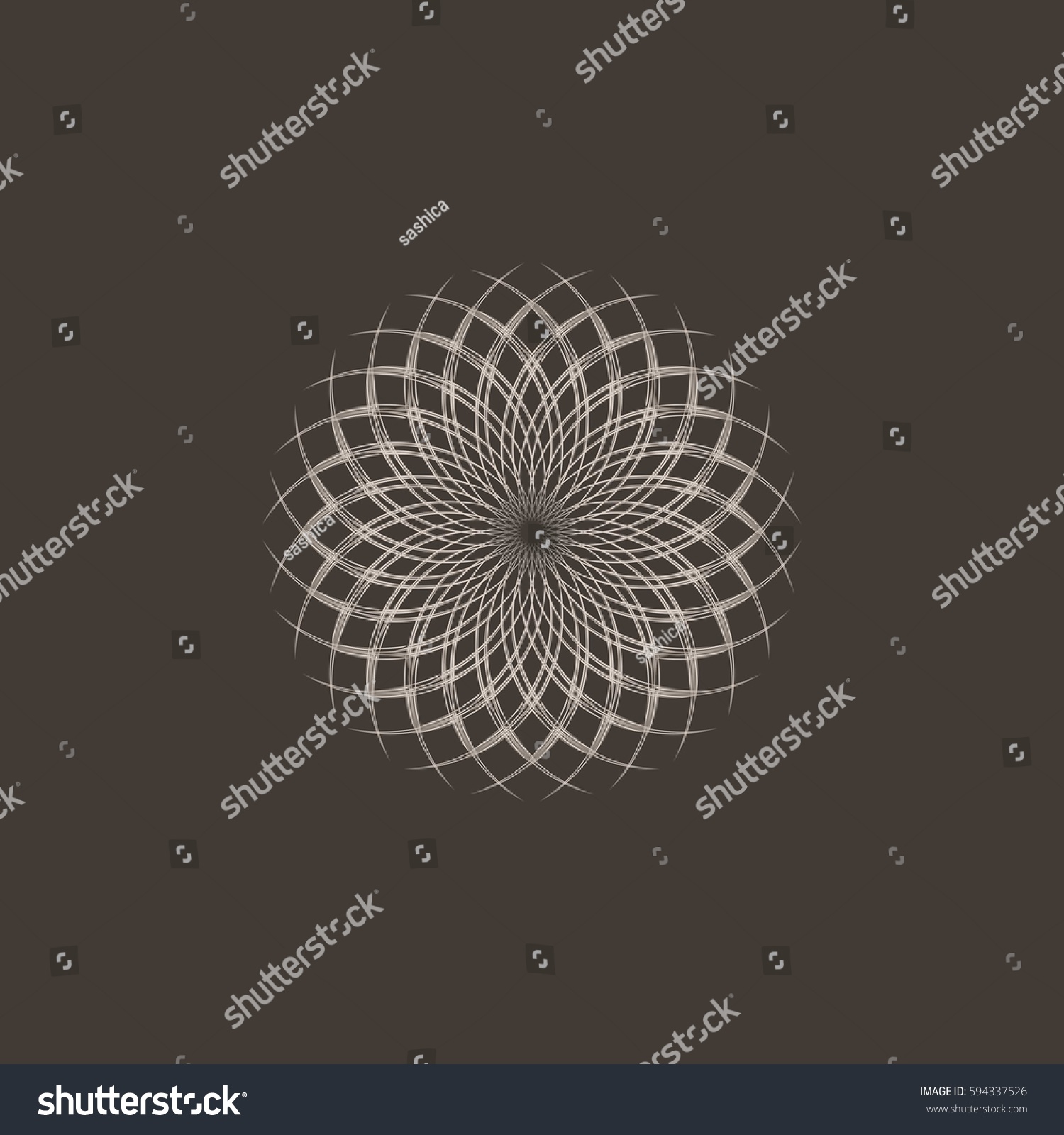 Golden Ration Vector Illustration Stock Vector (Royalty Free) 594337526 ...