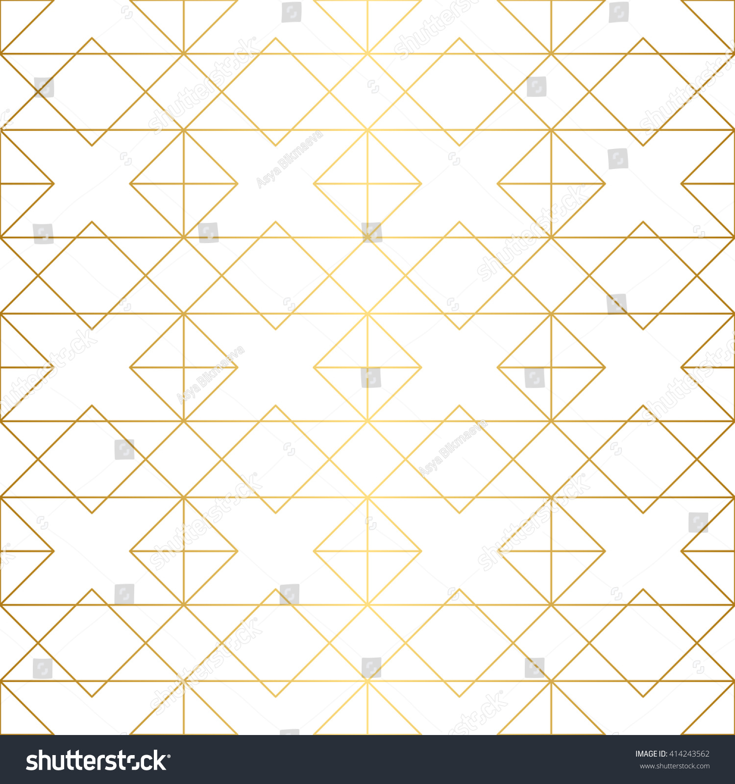 Golden Texture Seamless Geometric Pattern Golden Stock Vector (Royalty ...